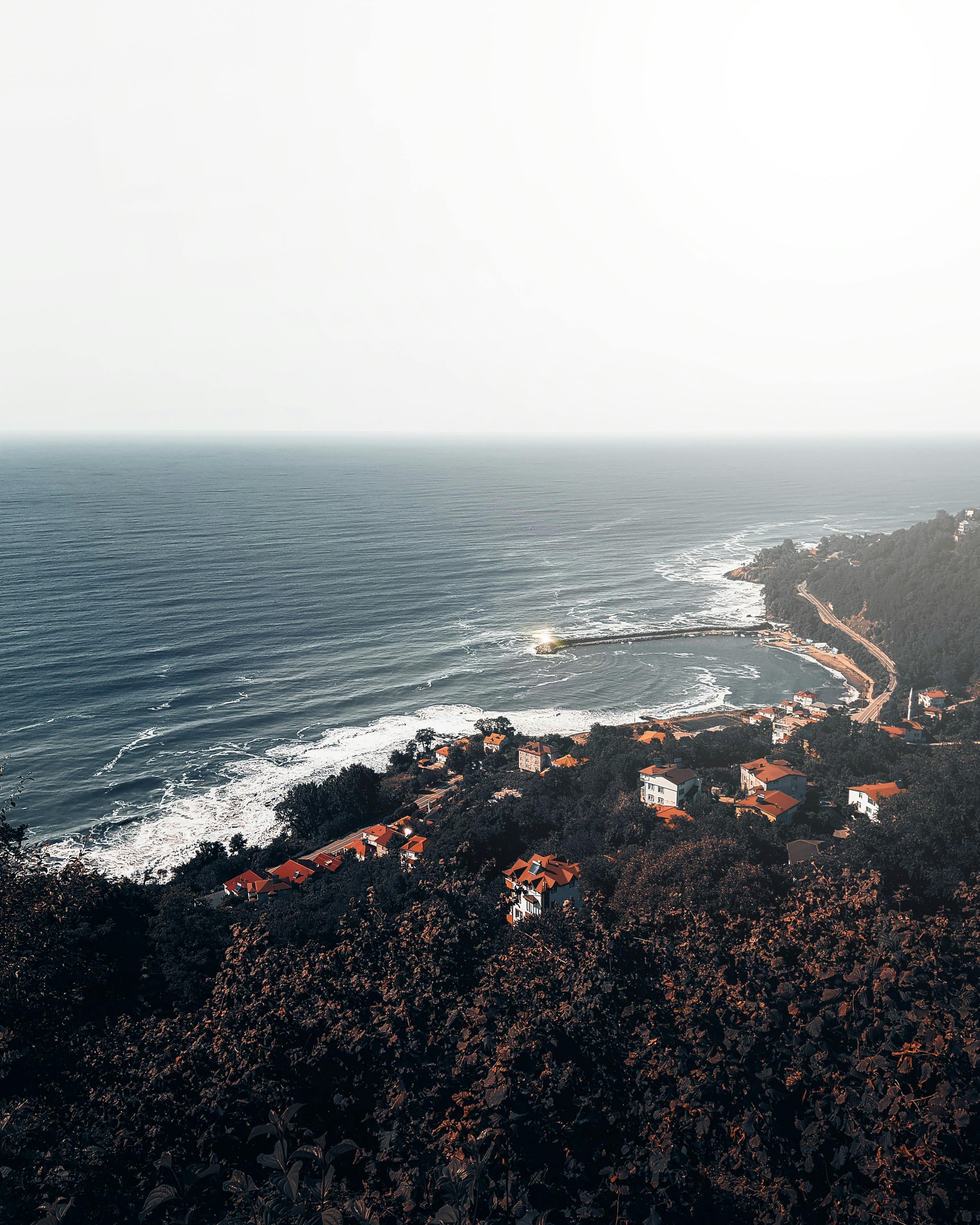 A scenic view of the ocean and a beach photo – Free Turkey Image on ...