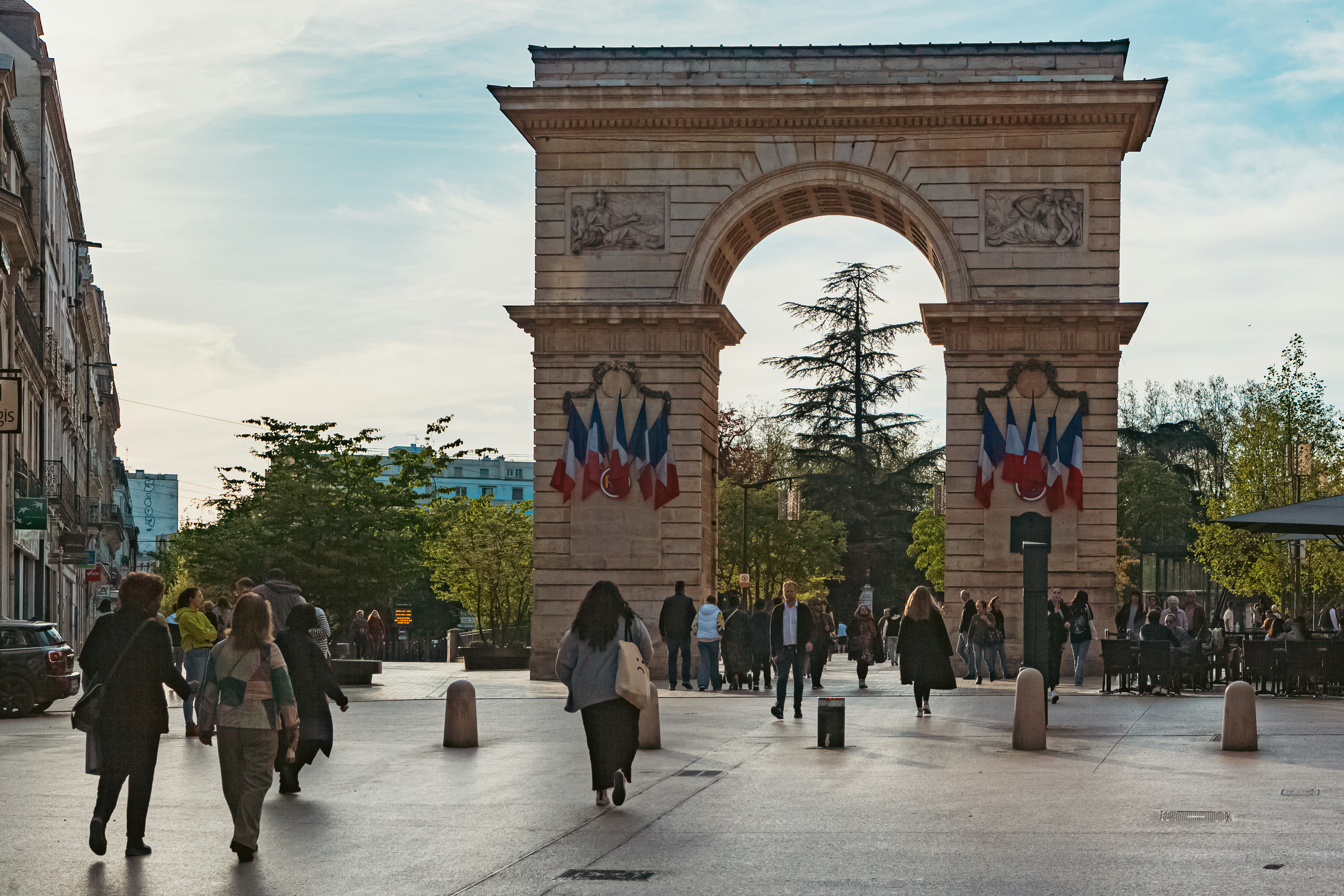 A large arch with people walking around photo – Free European Image on ...