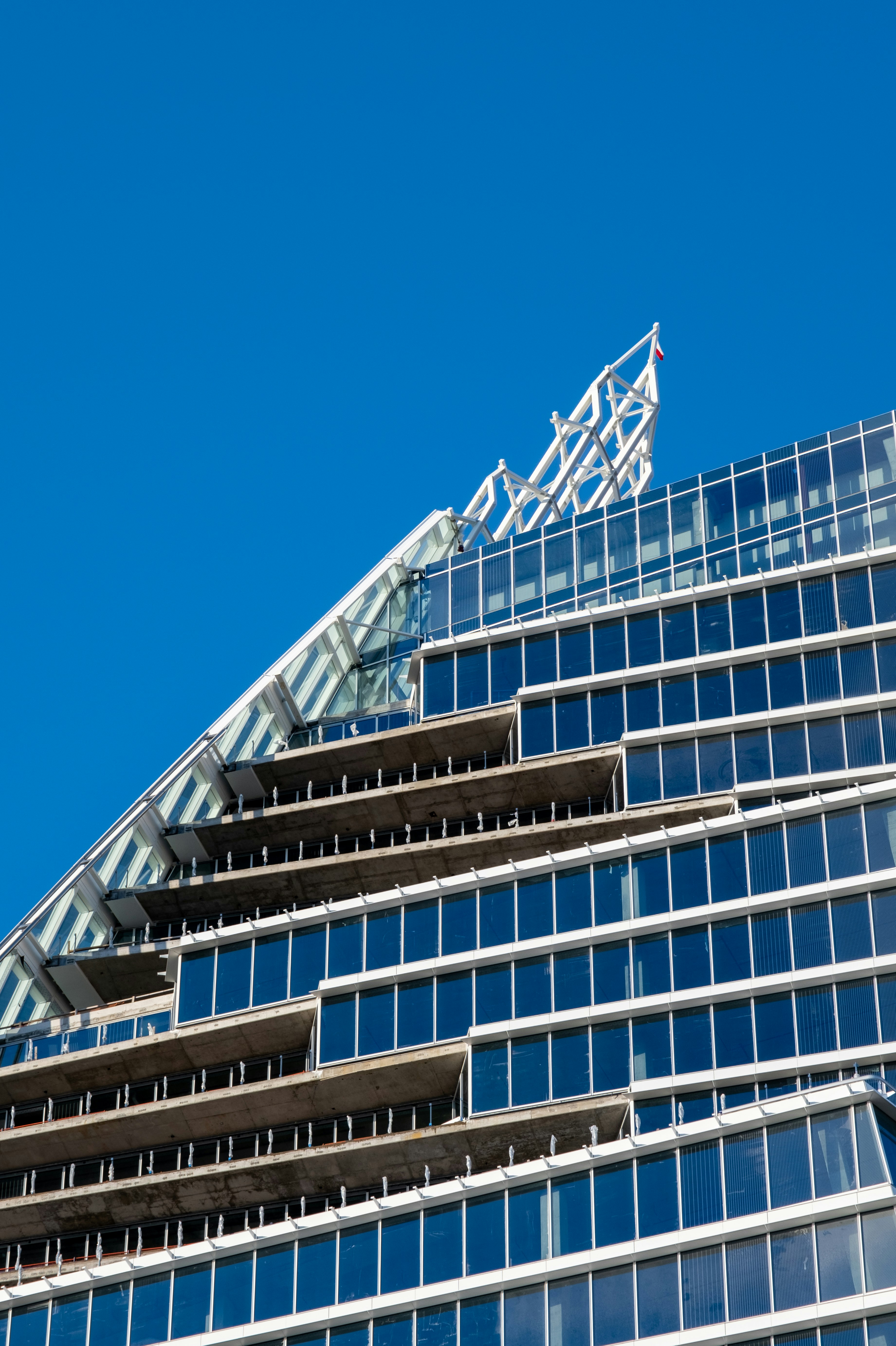 a low angle view of a building