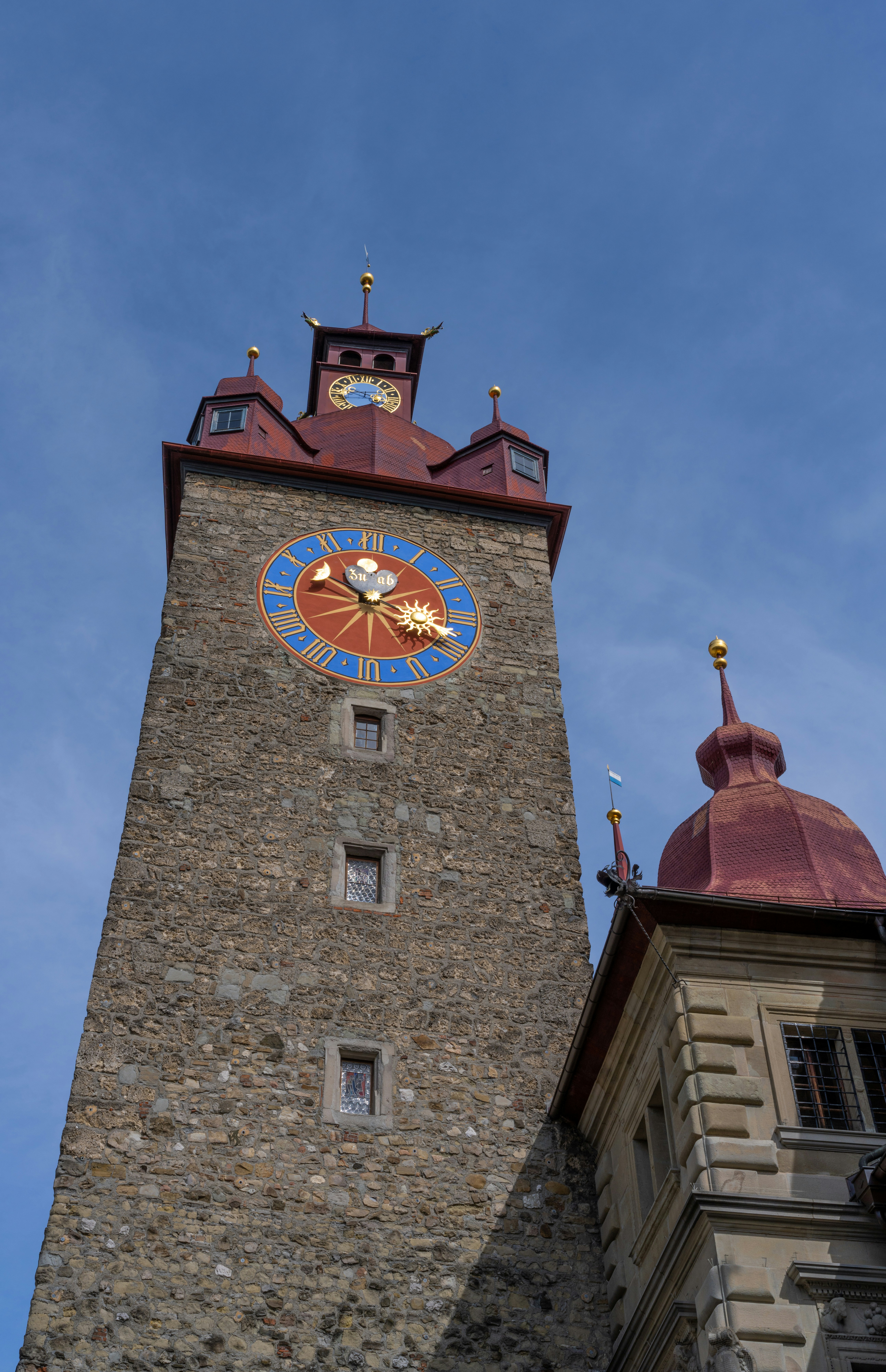 A clock on a tower photo – Free Luzern Image on Unsplash