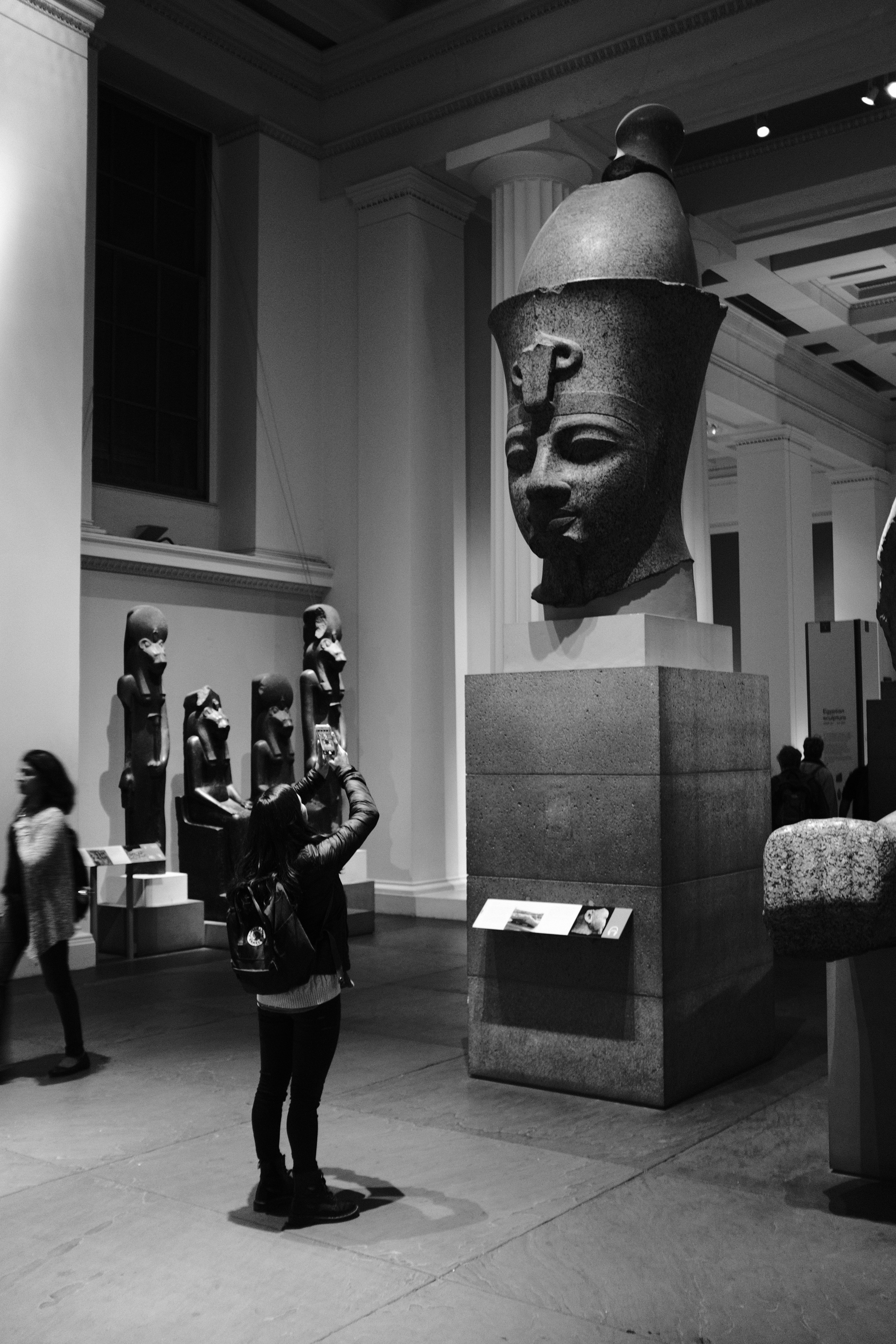 A statue of a man holding a gun photo – Free British museum Image on ...