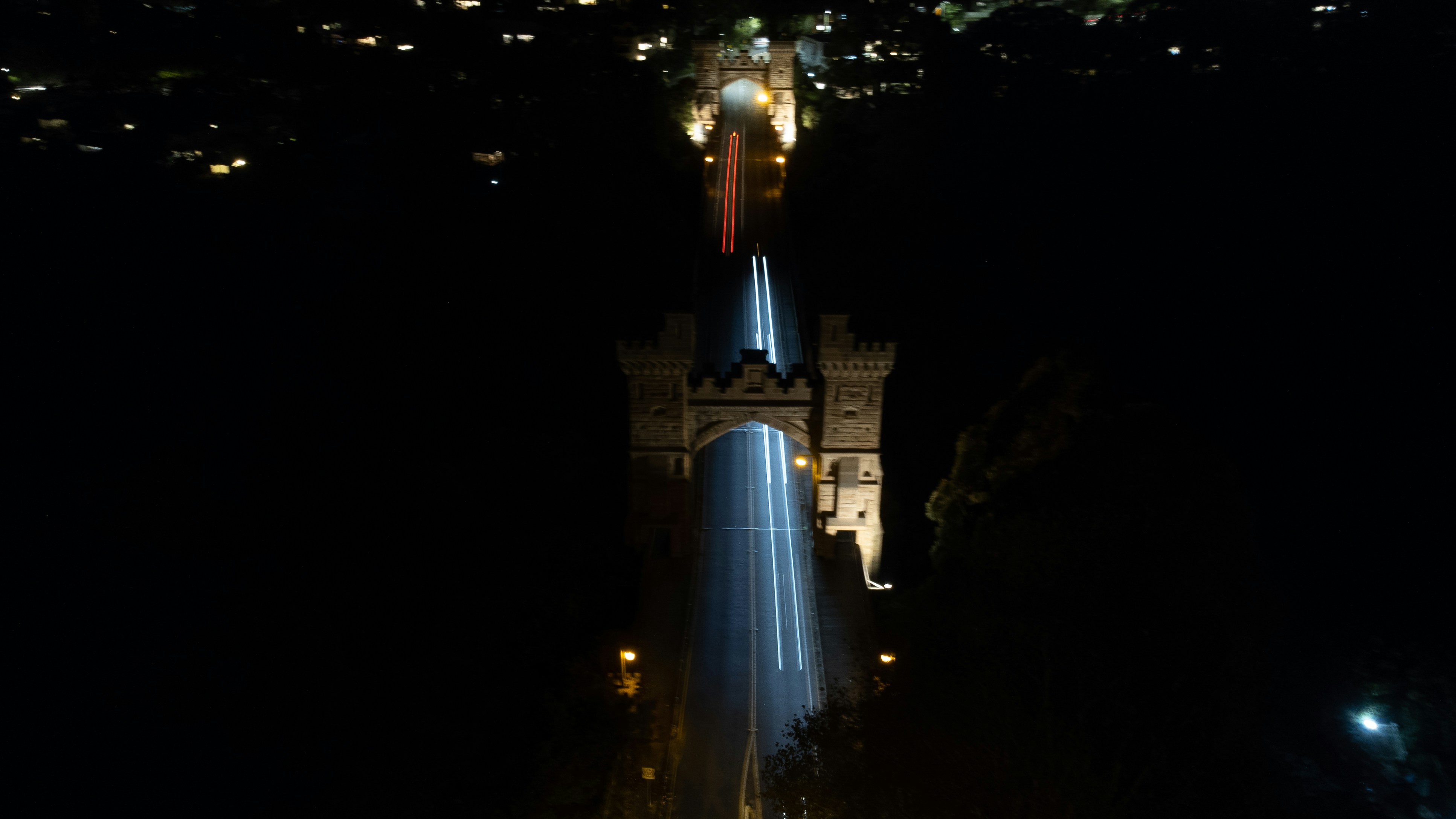 A lit up tower at night photo – Free Grey Image on Unsplash
