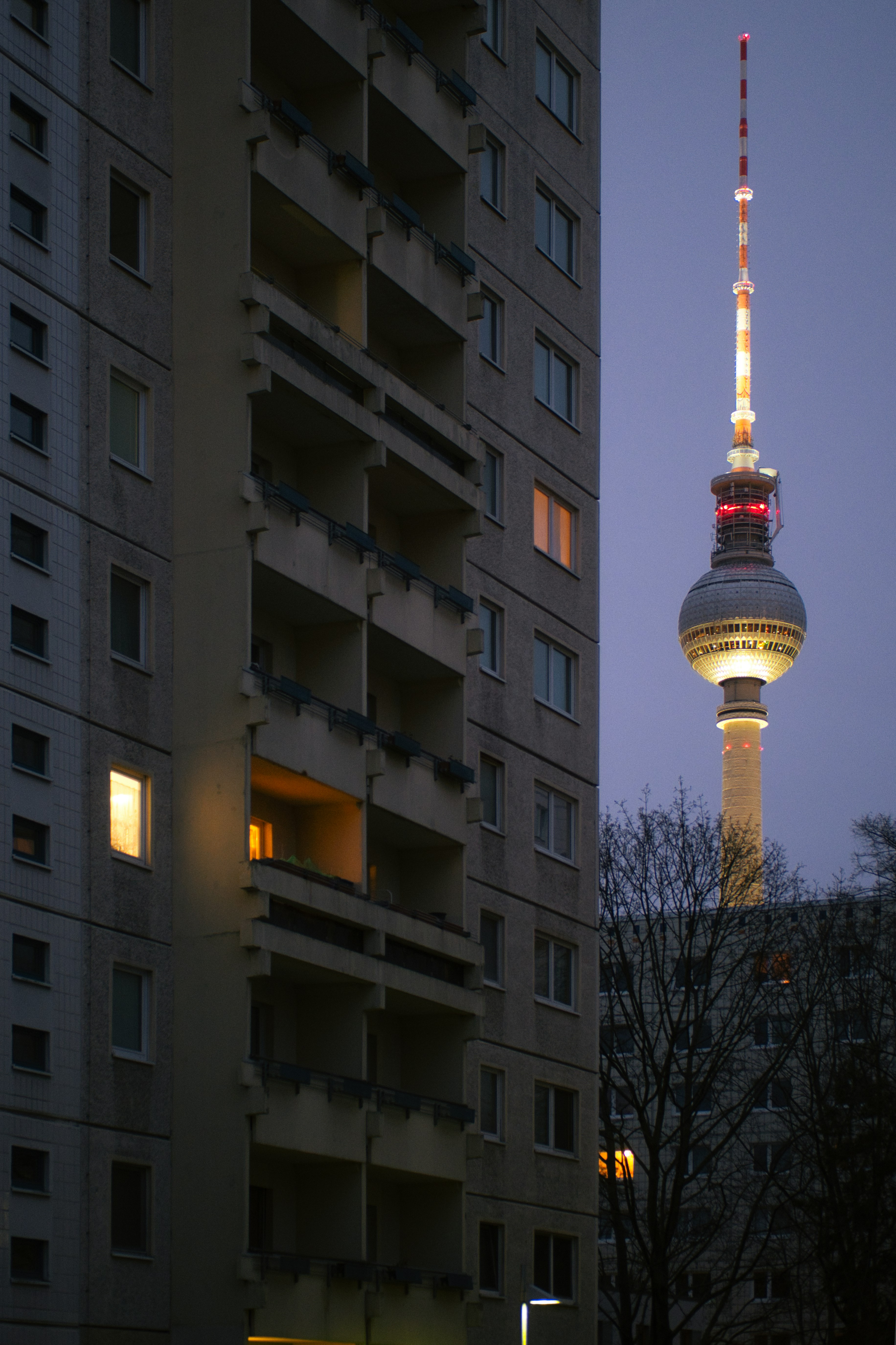 a tall building with a tower