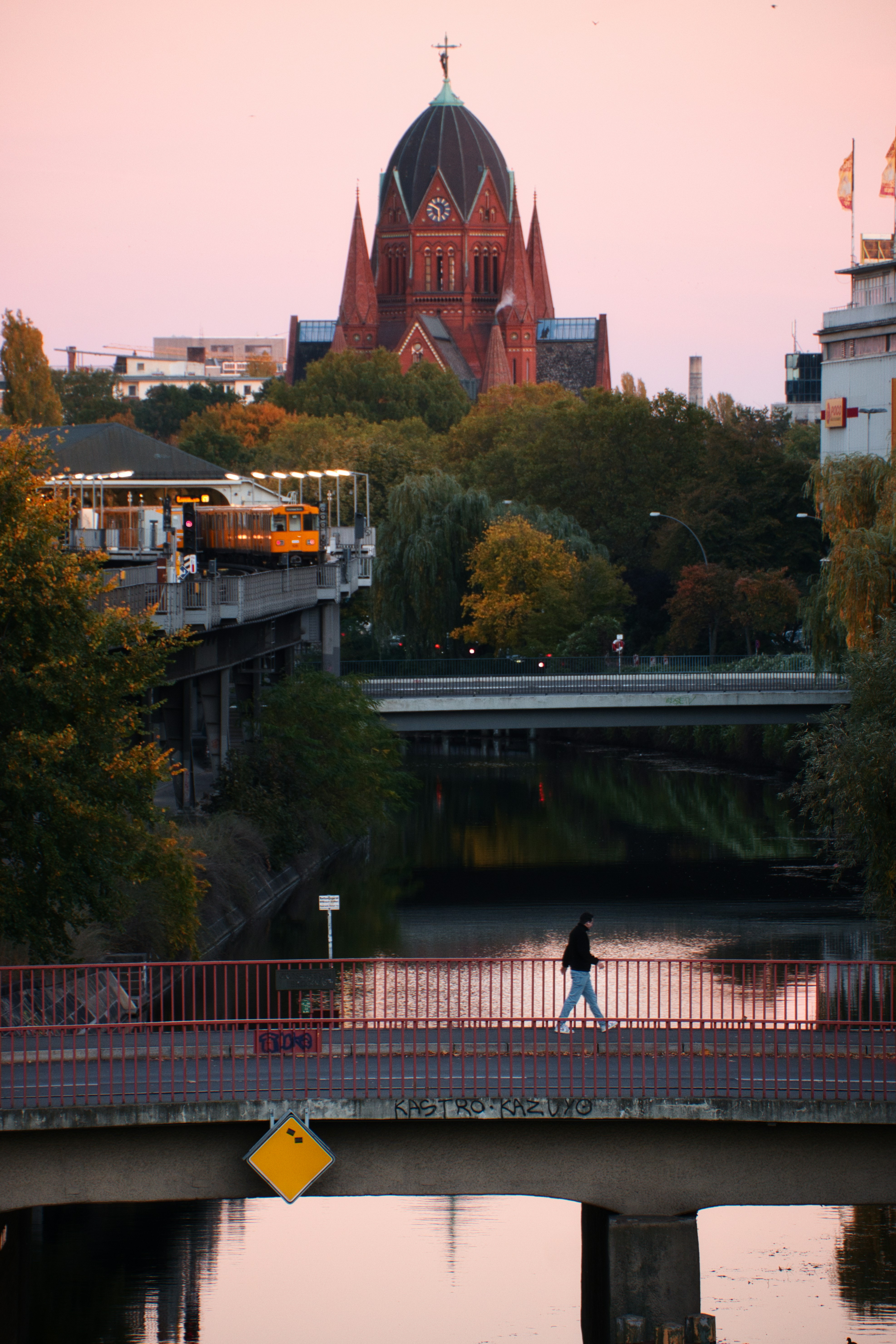 Urban Serenity at Dusk