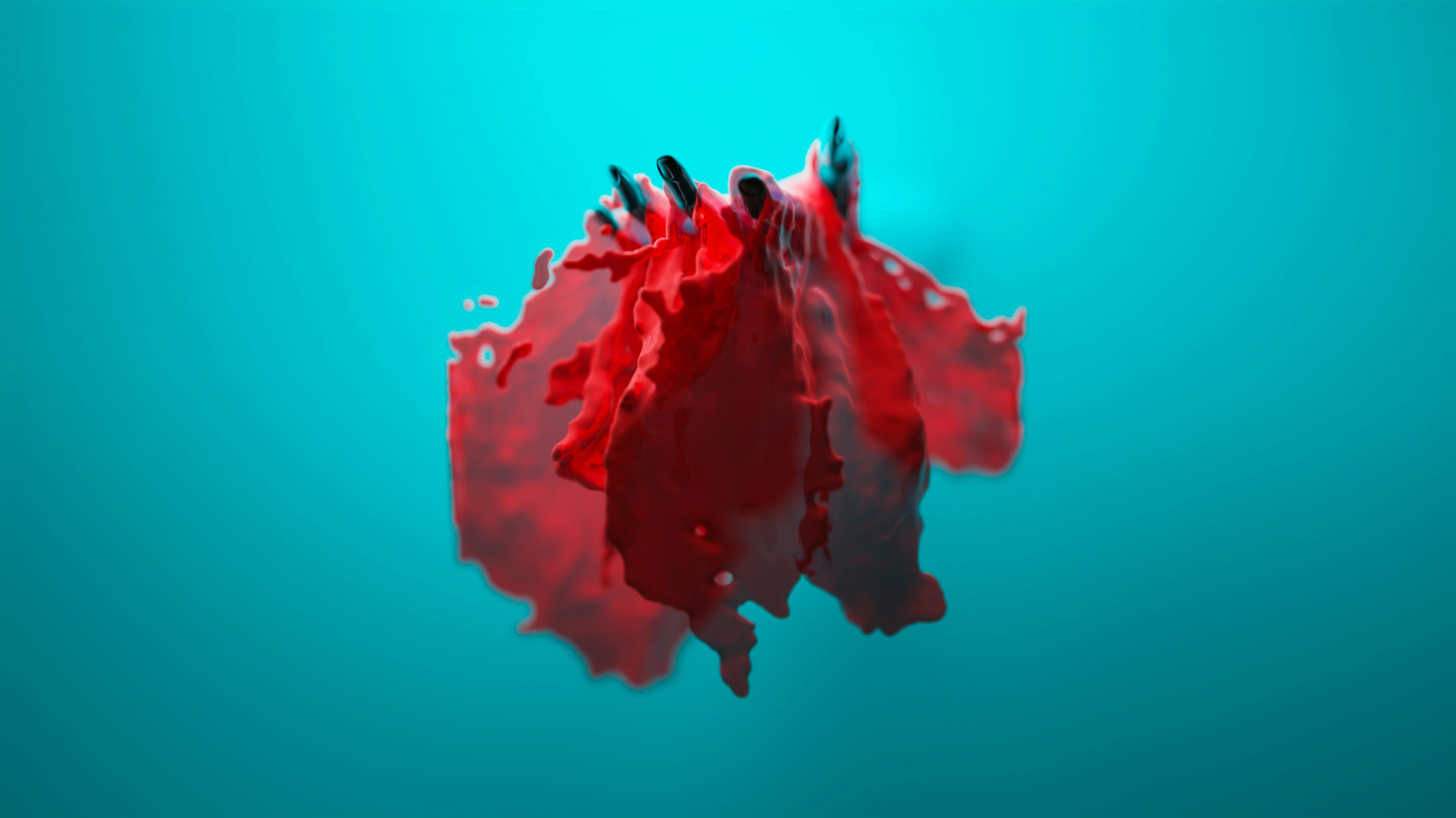 Une méduse rouge dans l’eau photo – Image gratuite de 3d sur Unsplash