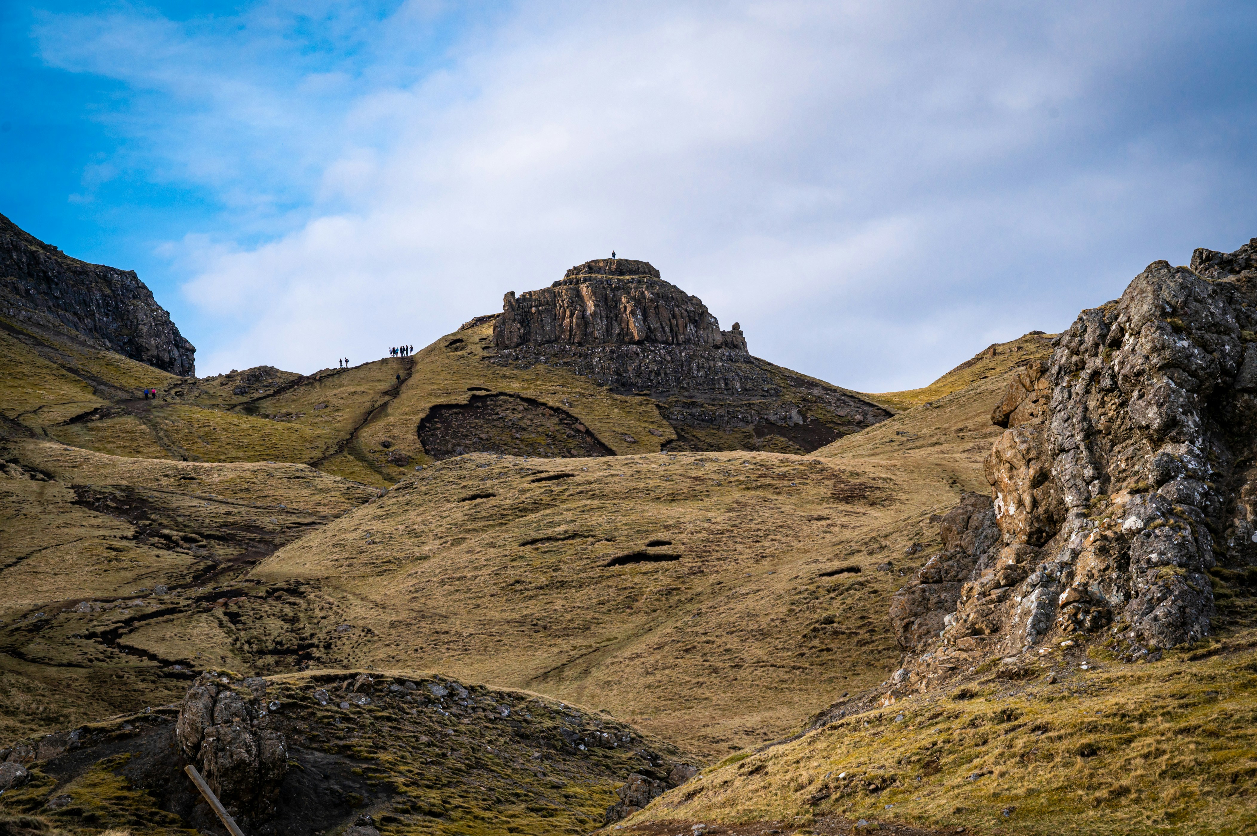 A rocky mountain with a building on top photo – Free #wallpaper Image ...