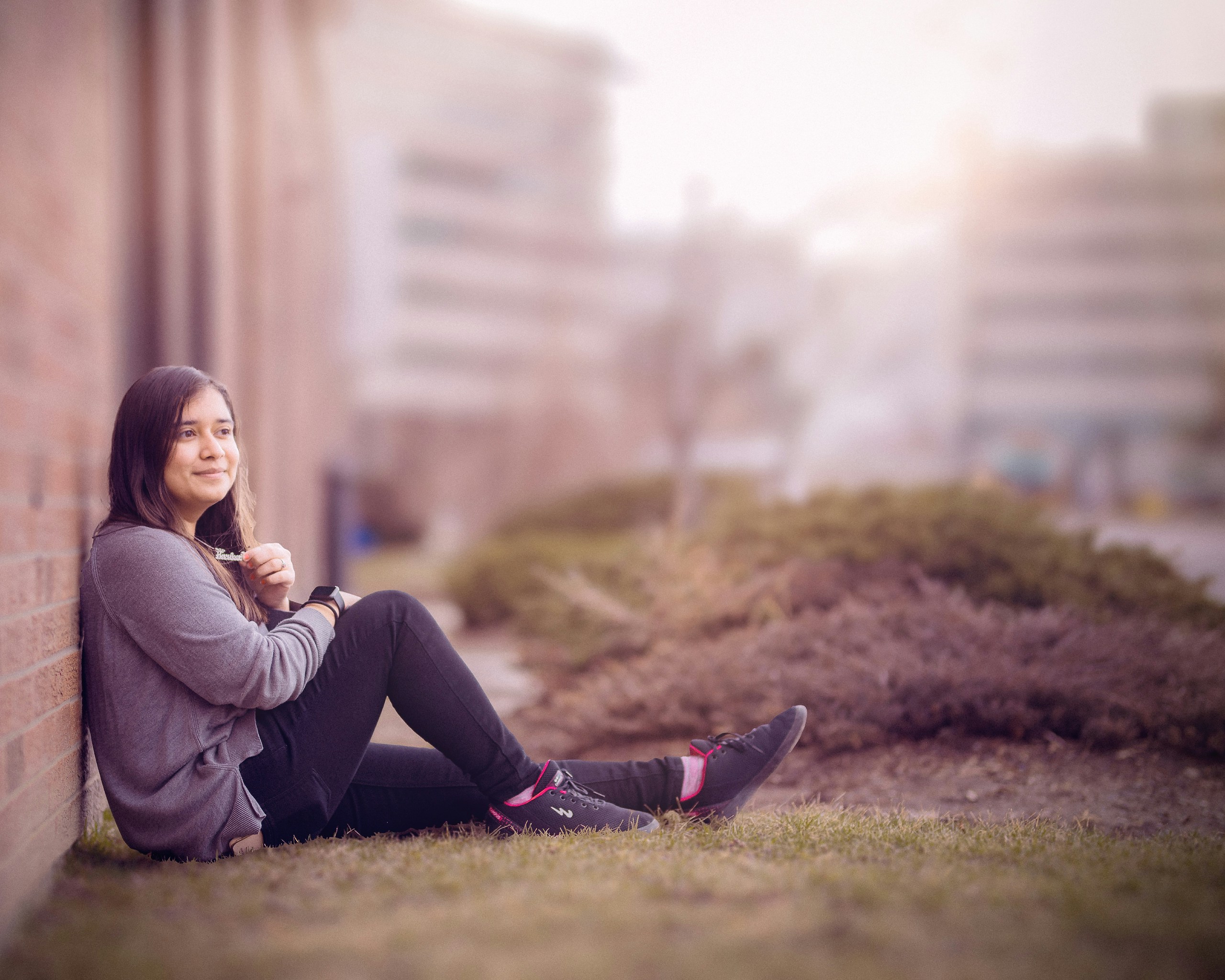 Quiet Portrait on the Park Edge