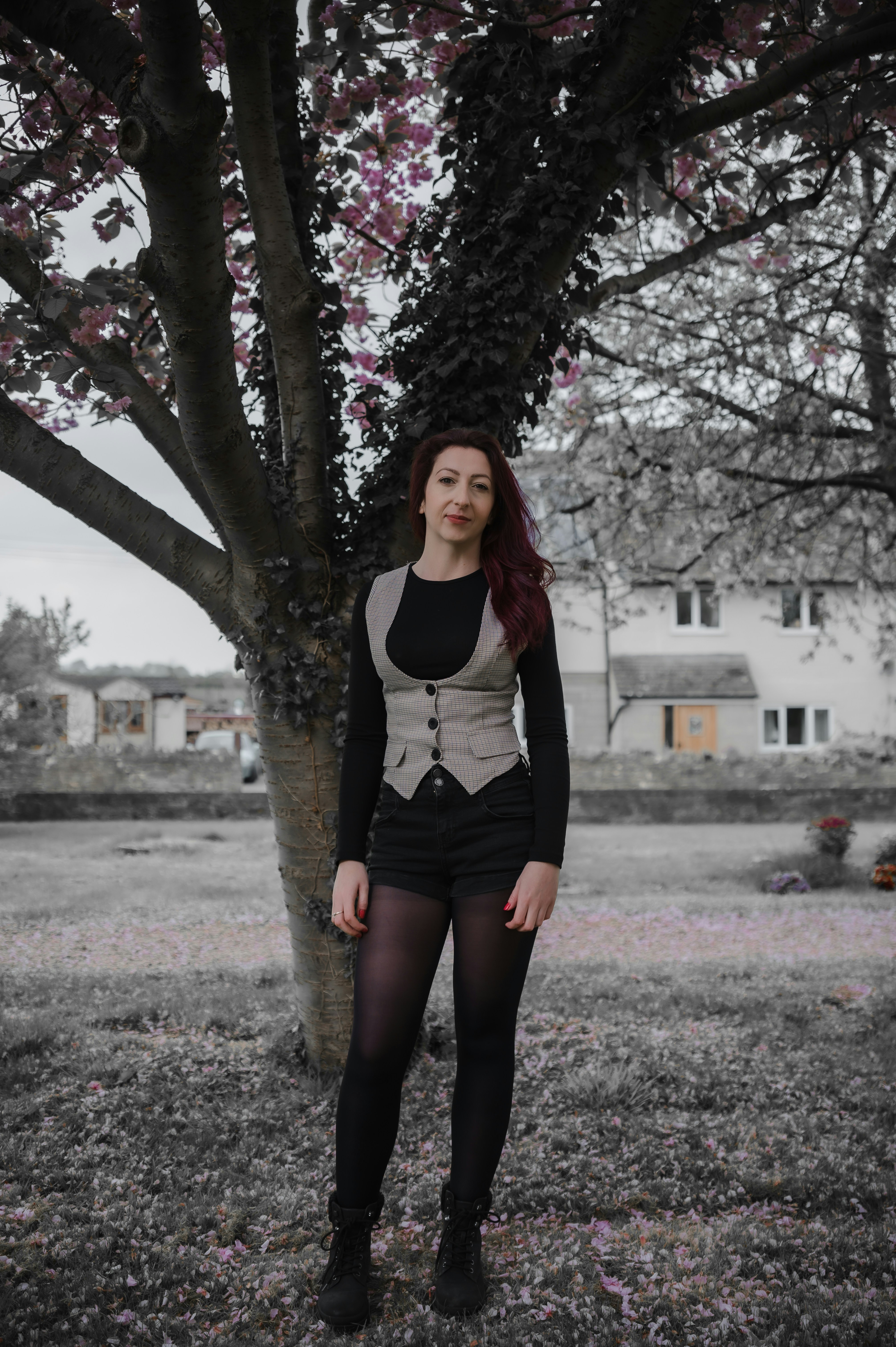 A person standing under a tree photo – Free St bartholomew's church ...