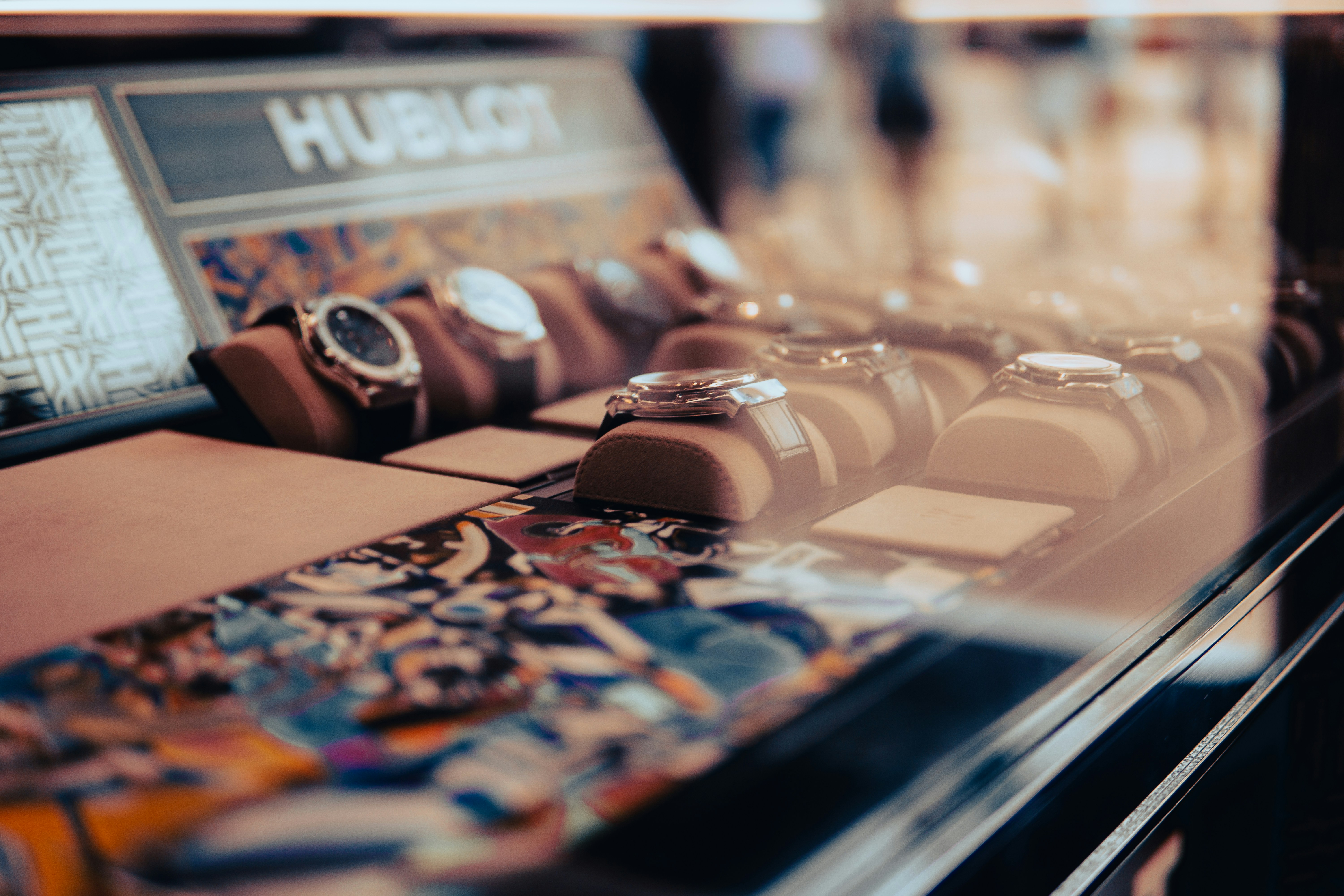 Luxurious Timepieces in Soft Focus: A Gentle Retail Glimpse