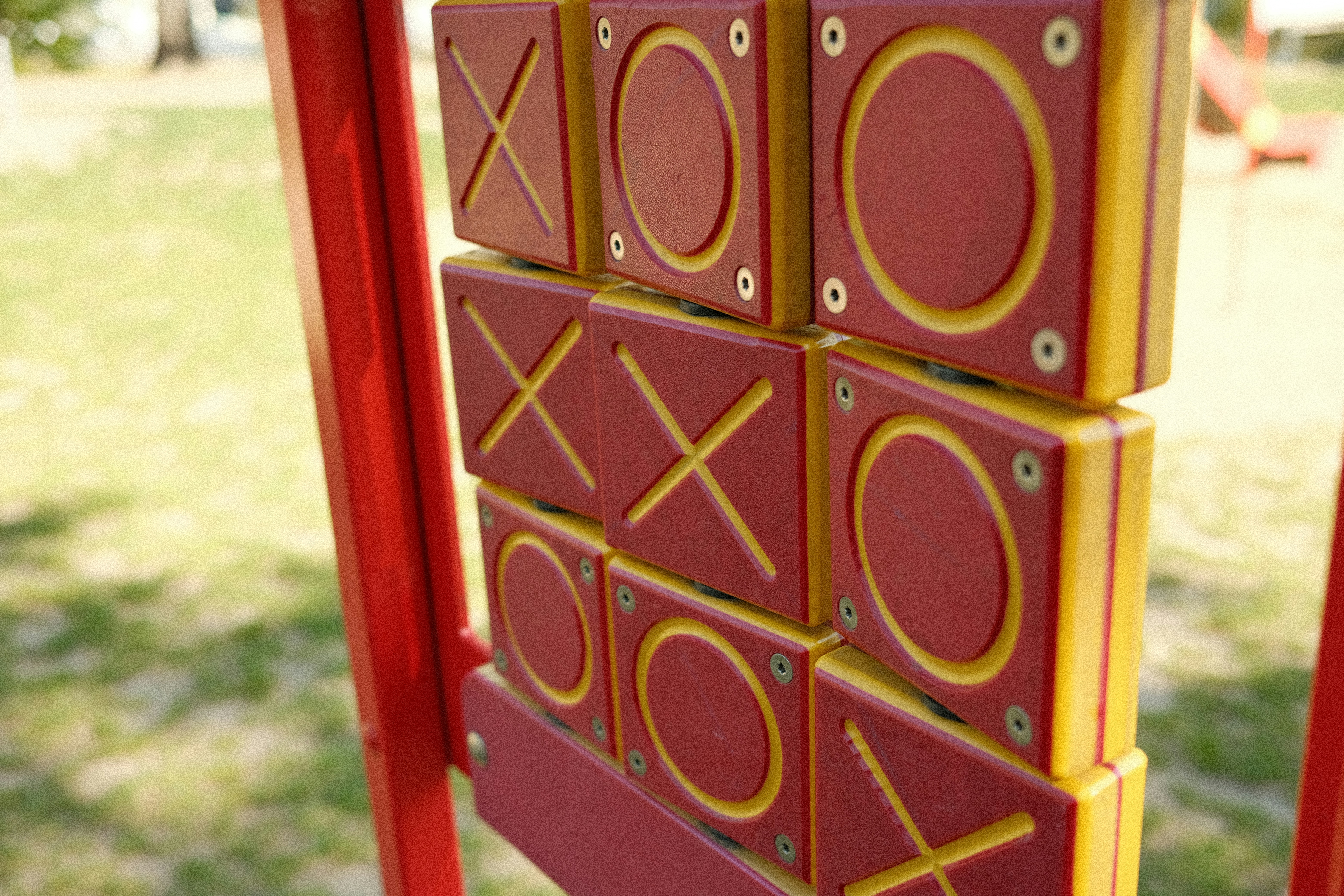 A red metal object with a number on it photo – Free Street Image on ...