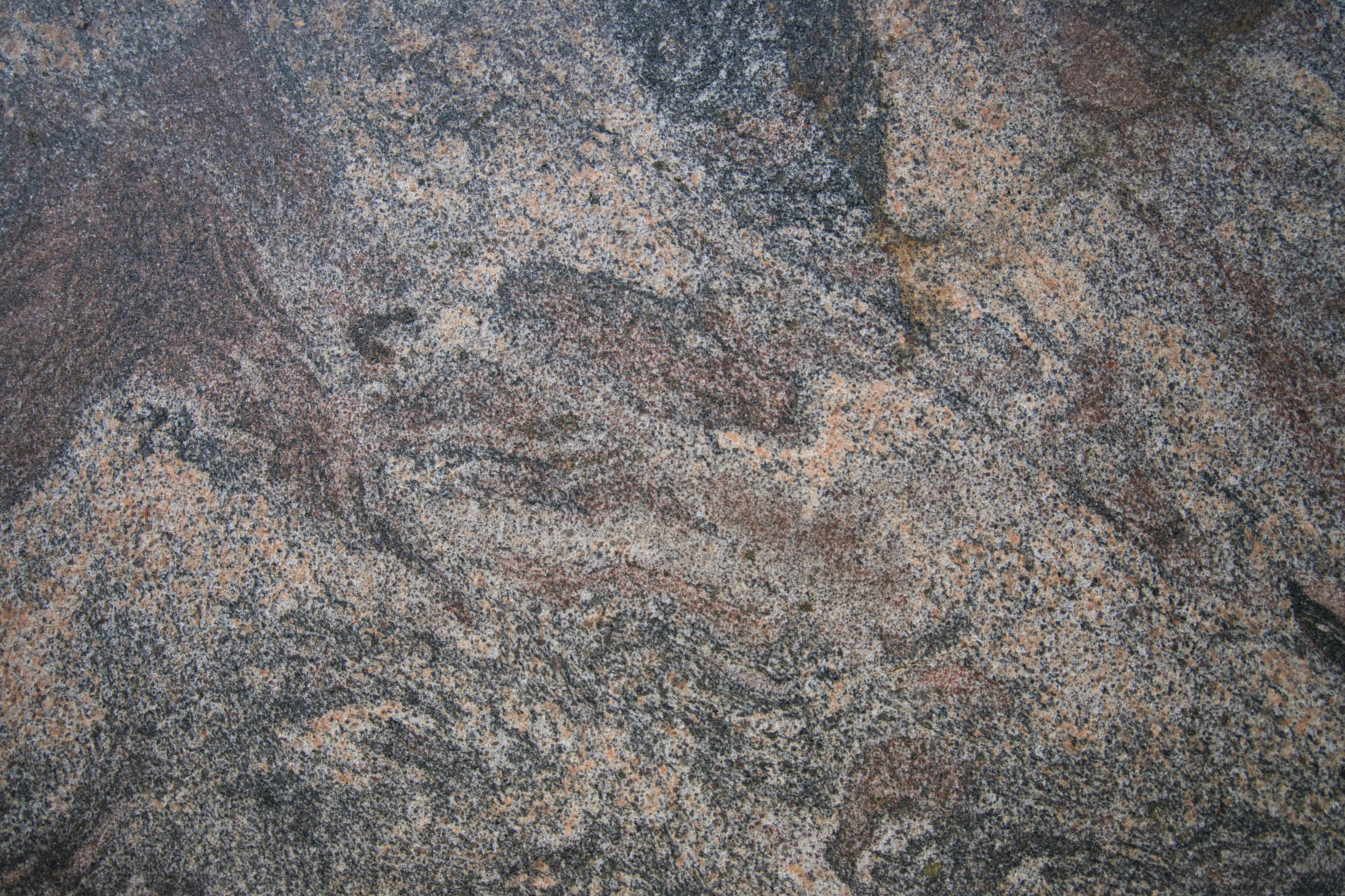Intricate patterns of granite showcase a blend of earthy tones and textures, revealing the artistry of nature's geological processes.