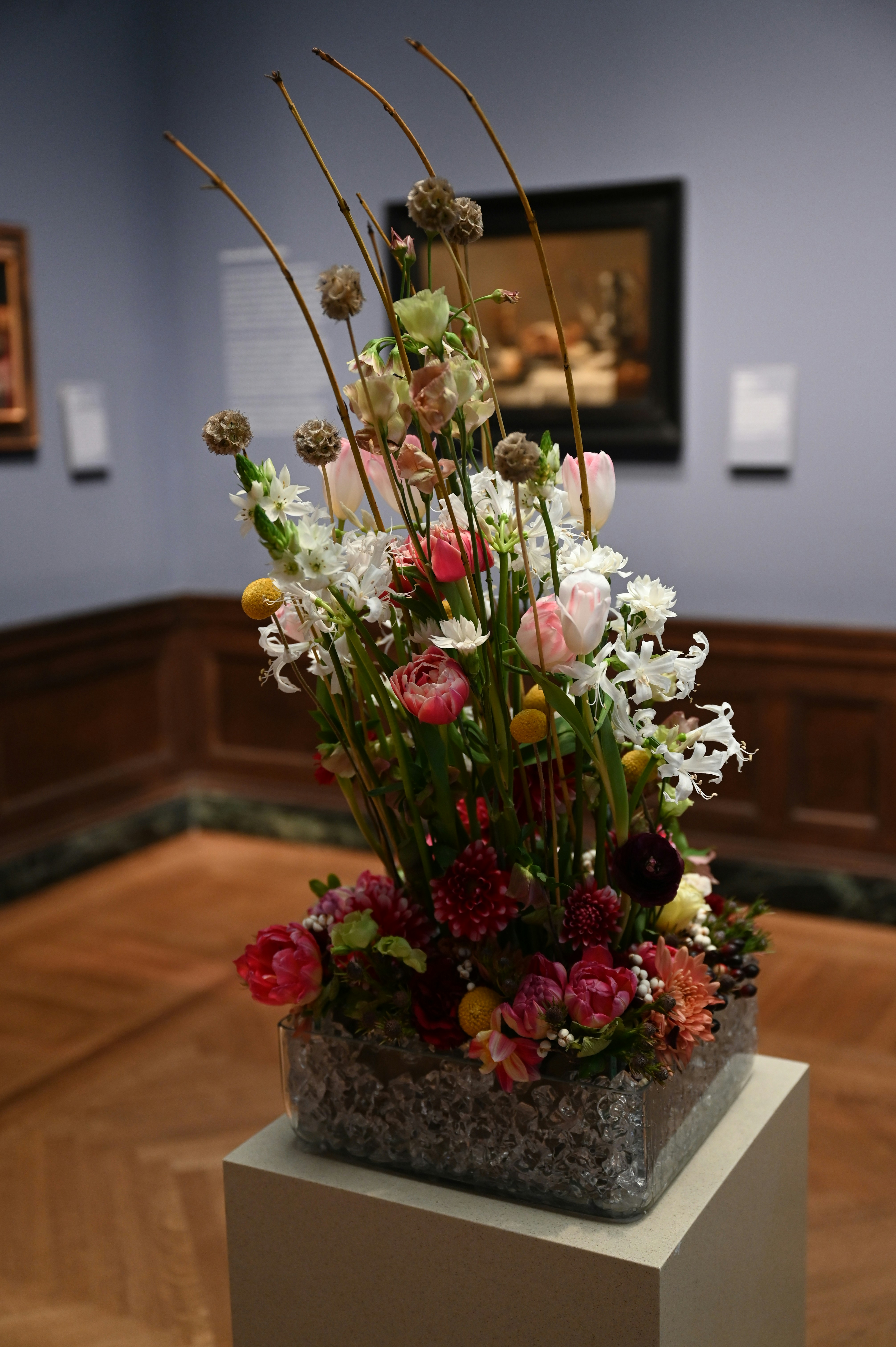 a bouquet of flowers