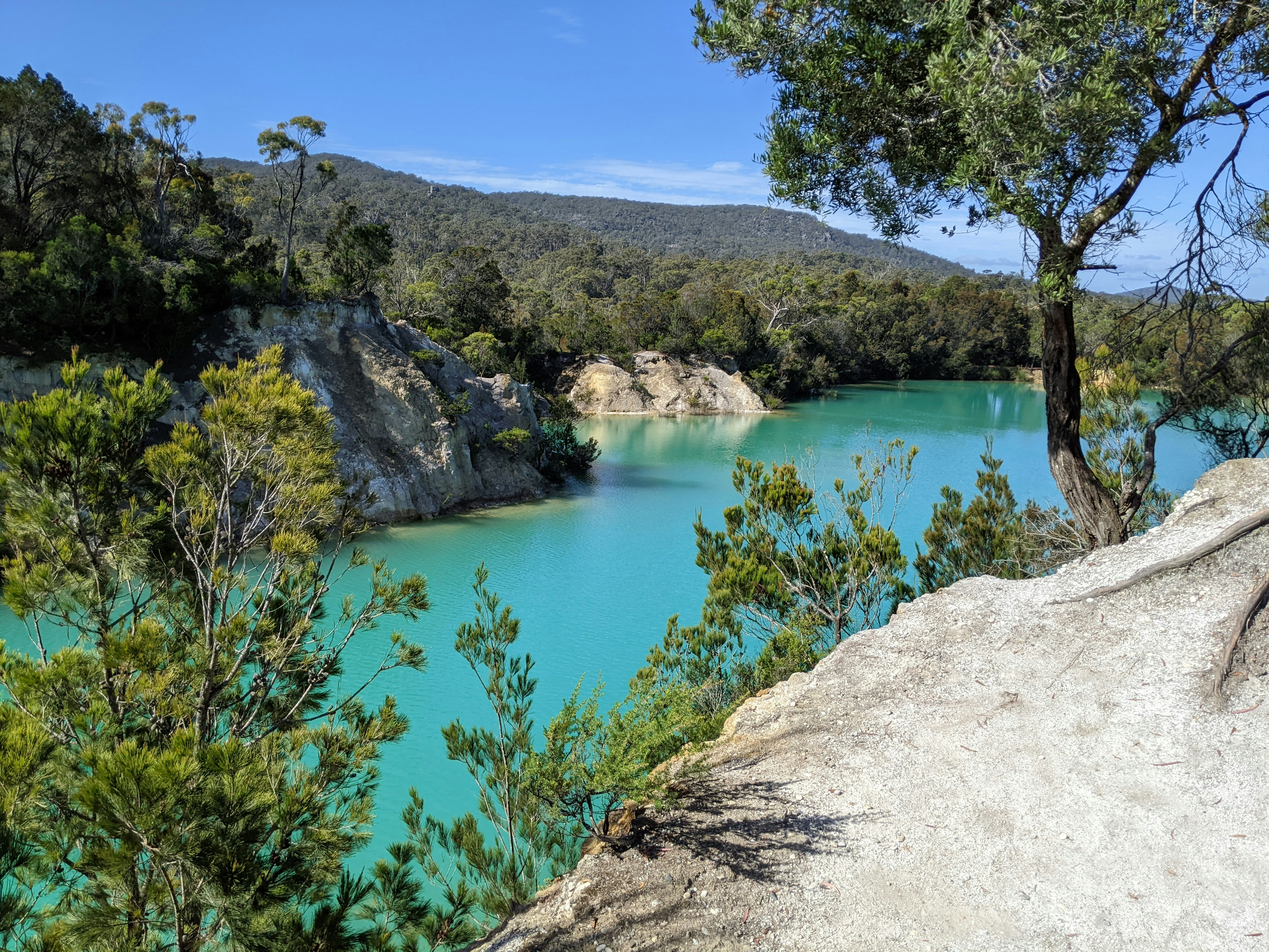Aqua Terrace: Cliffside Pool Carved by Turquoise Hills