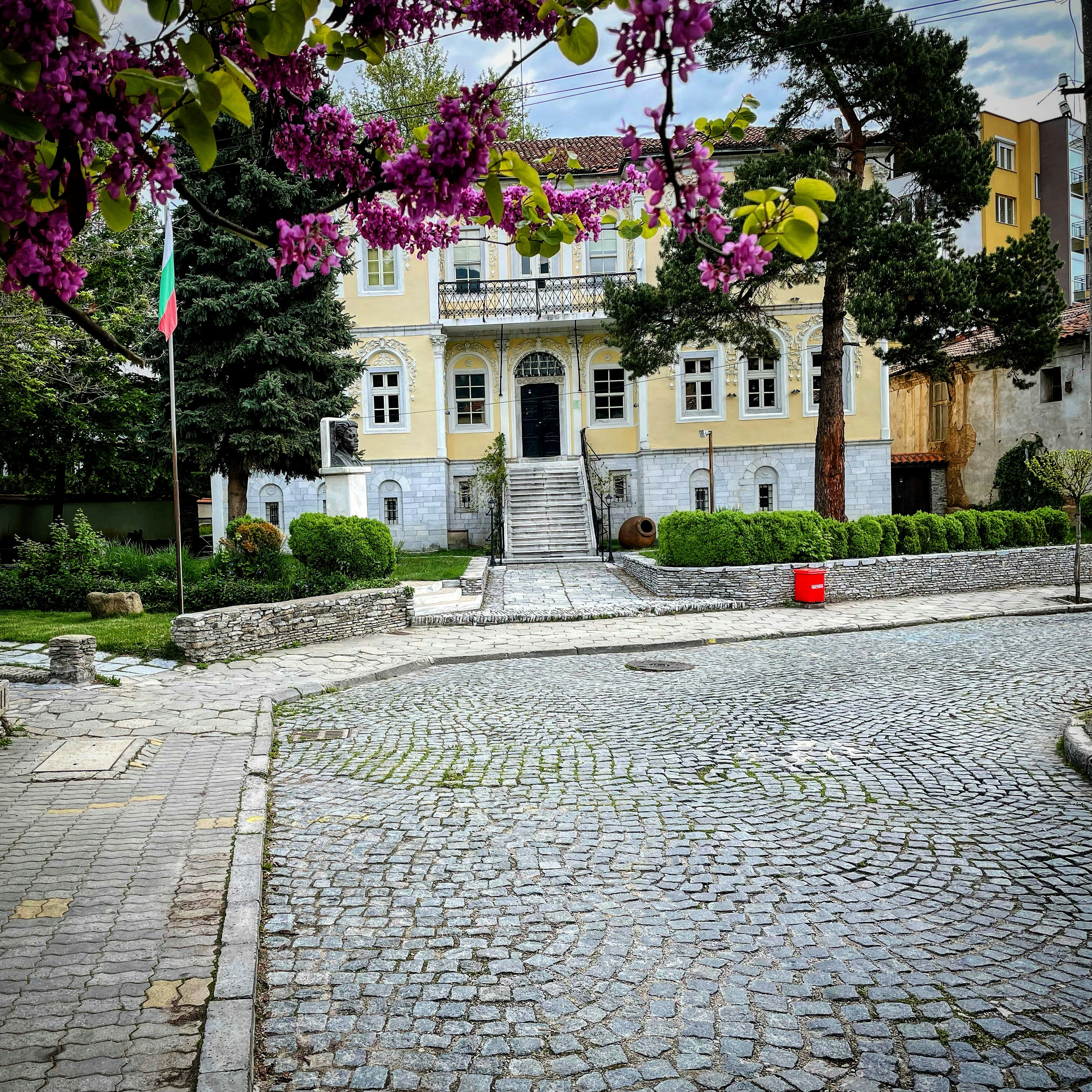 Spring at Museum of History in Gotse Delchev, Bulgaria