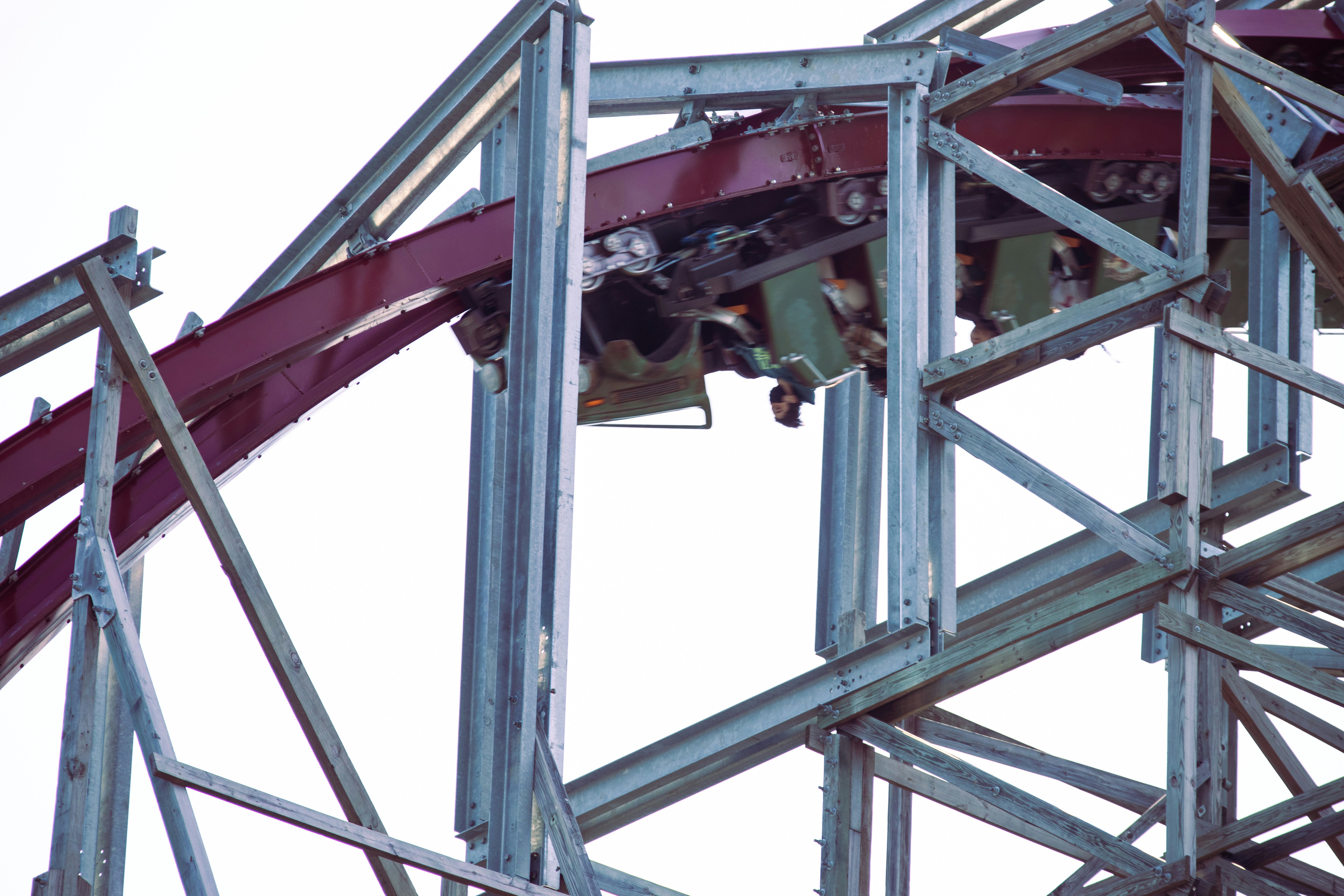 A close-up of a roller coaster photo – Free Kings dominion Image on ...
