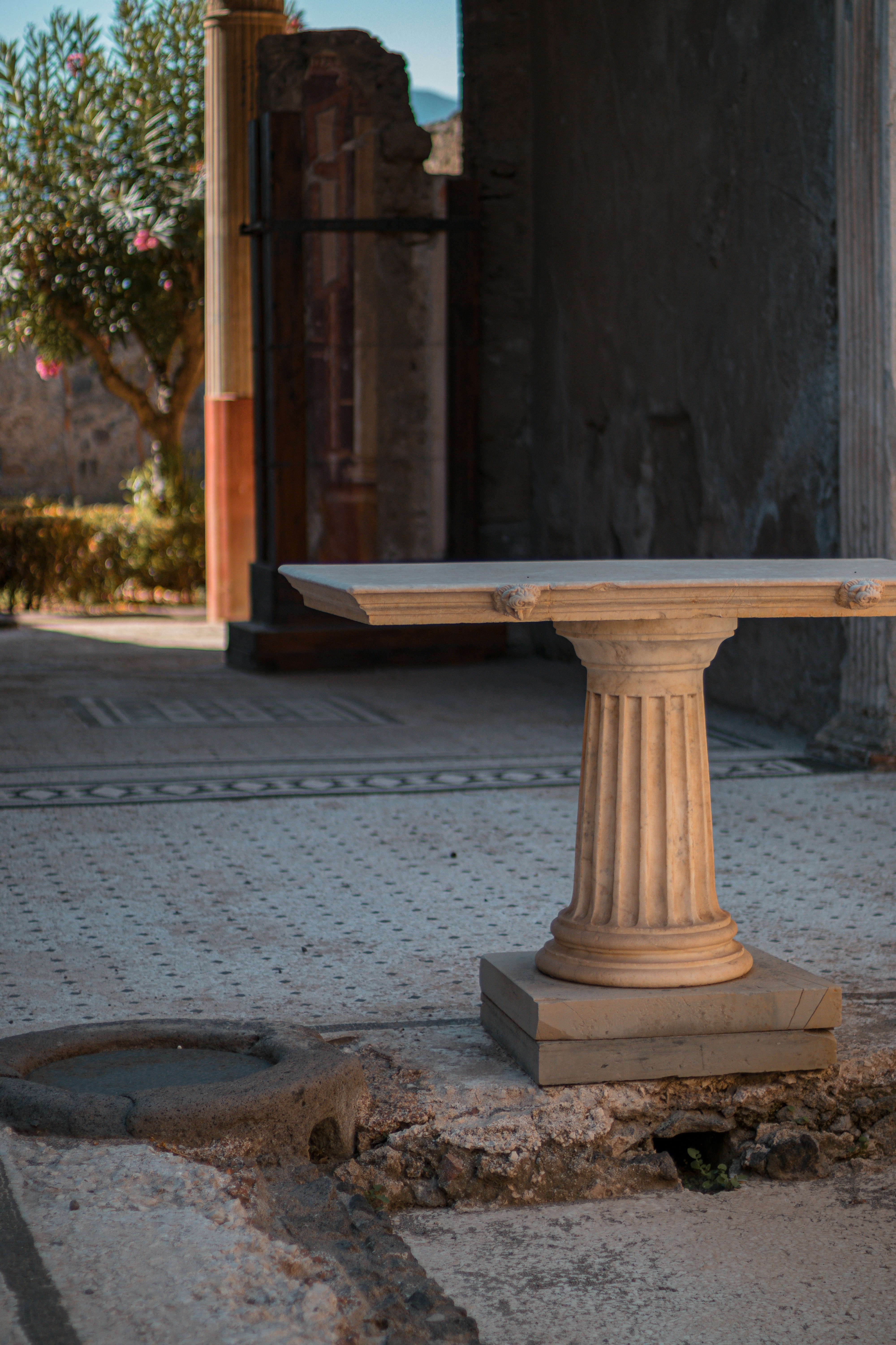 The Silent Tome on a Weathered Pedestal