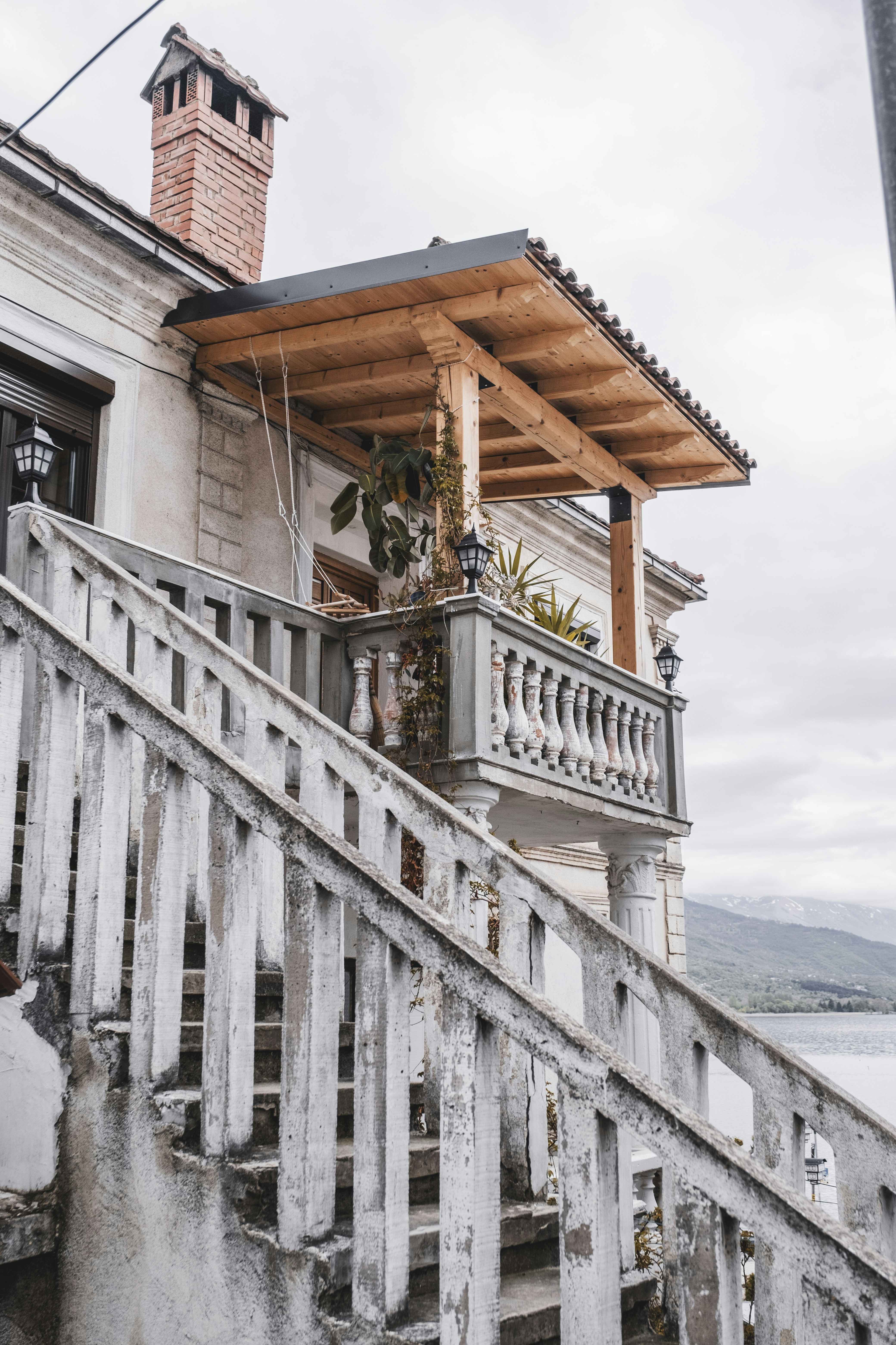 a building with a balcony