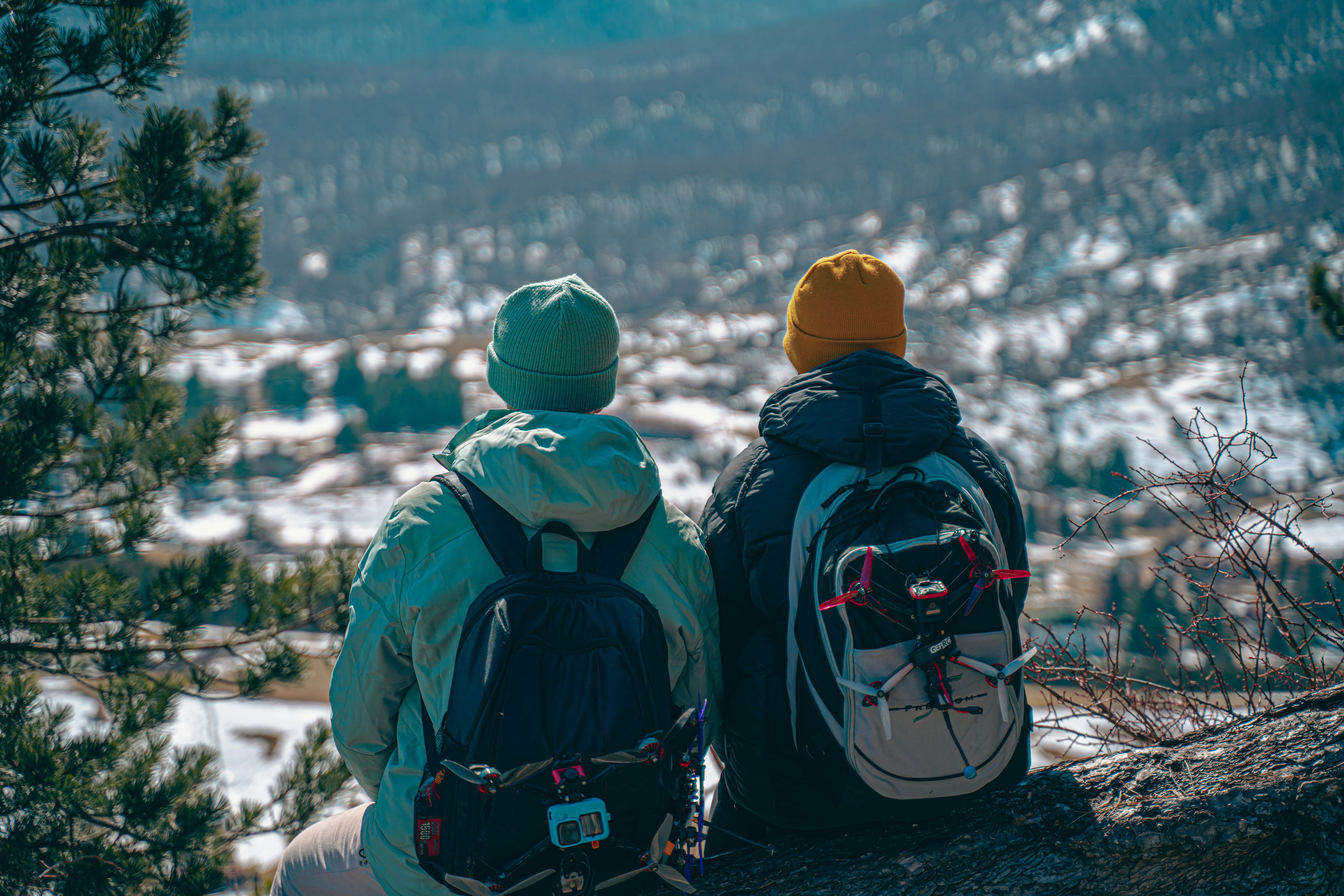 Two people wearing backpacks photo – Free Outdoors Image on Unsplash