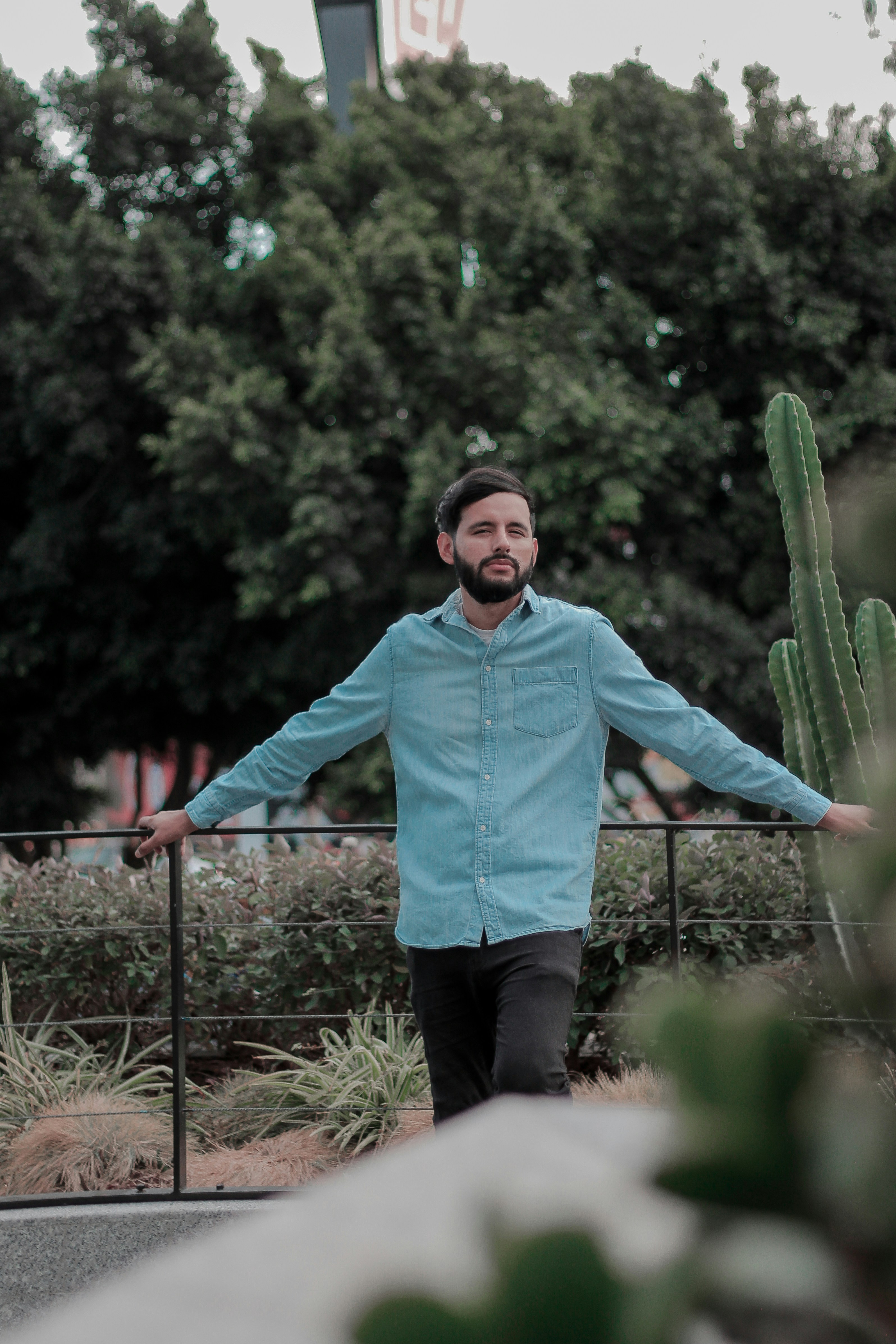 A person standing outside photo – Free Grey Image on Unsplash