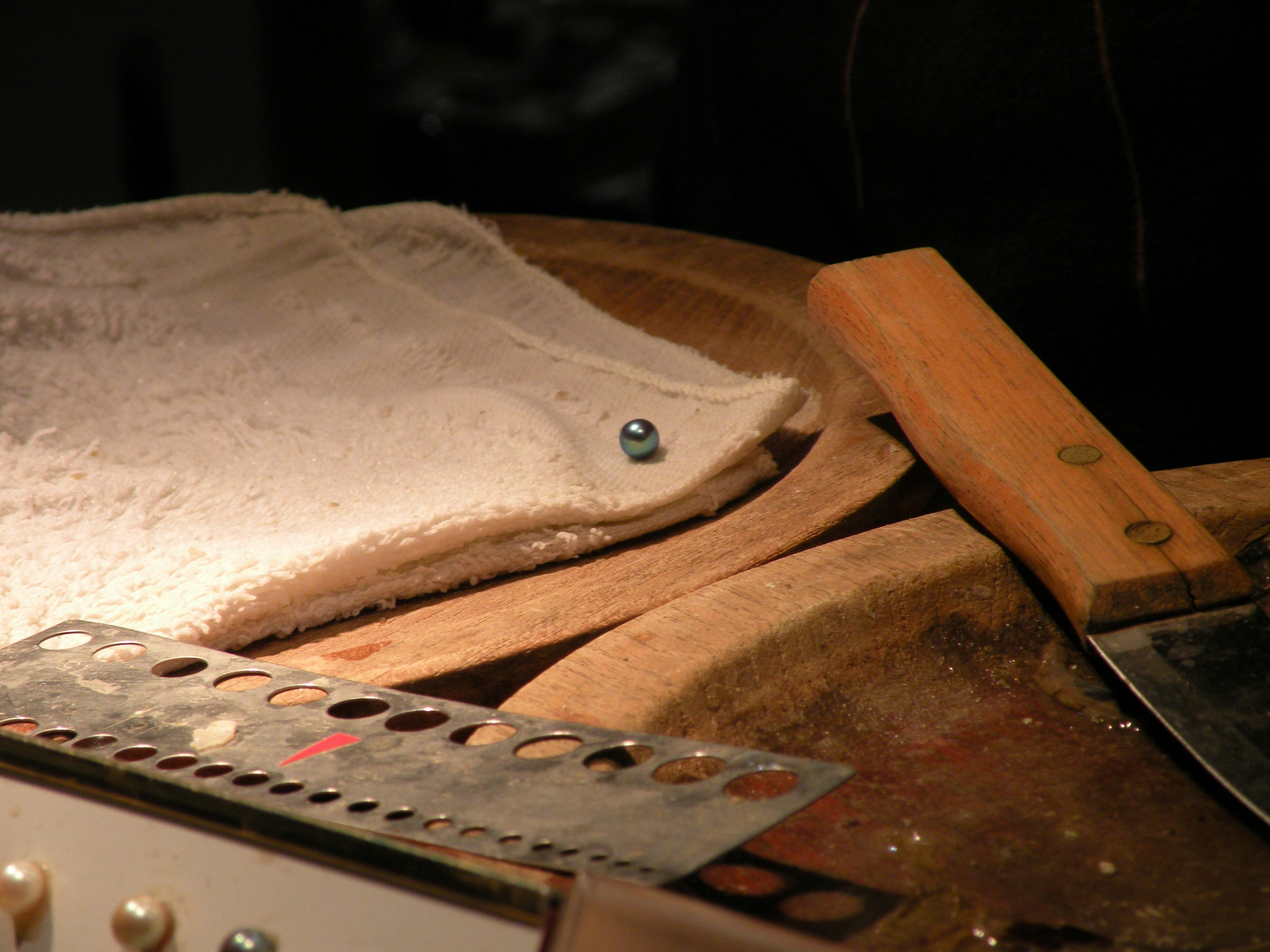 Dough, Steel, and Wood: A Quiet Kitchen Moment in Macro