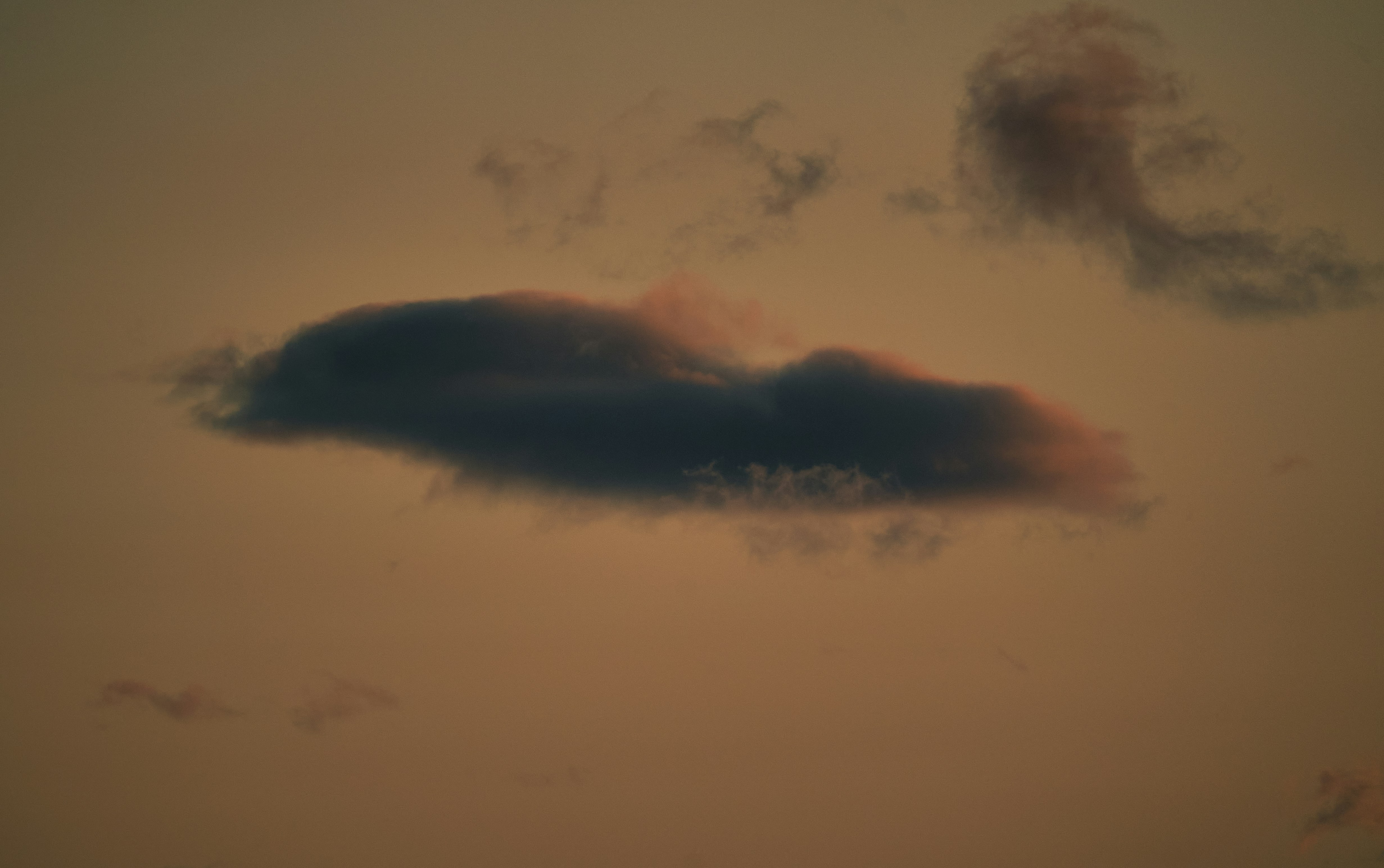 Solitary Ember Over a Velvet Sunset