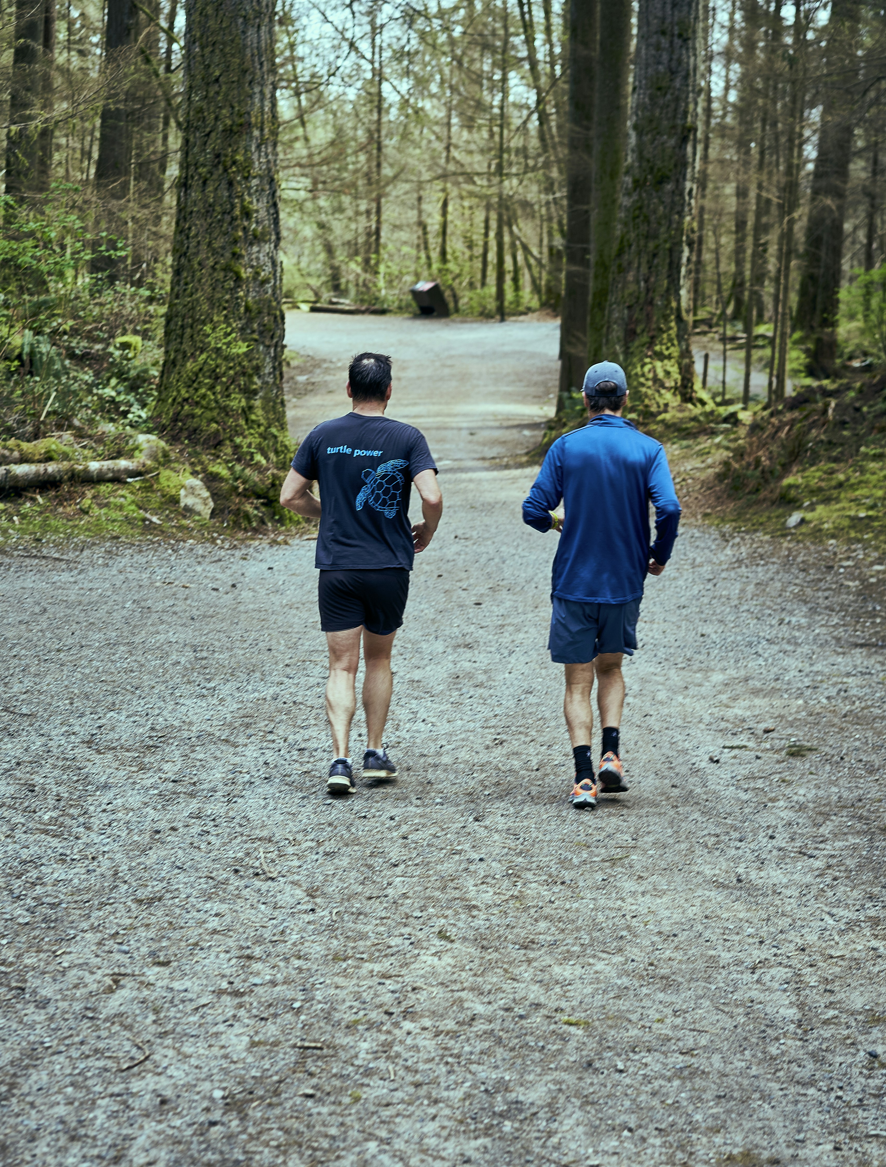 Two people walking on a path in the woods photo – Free Apparel Image on ...