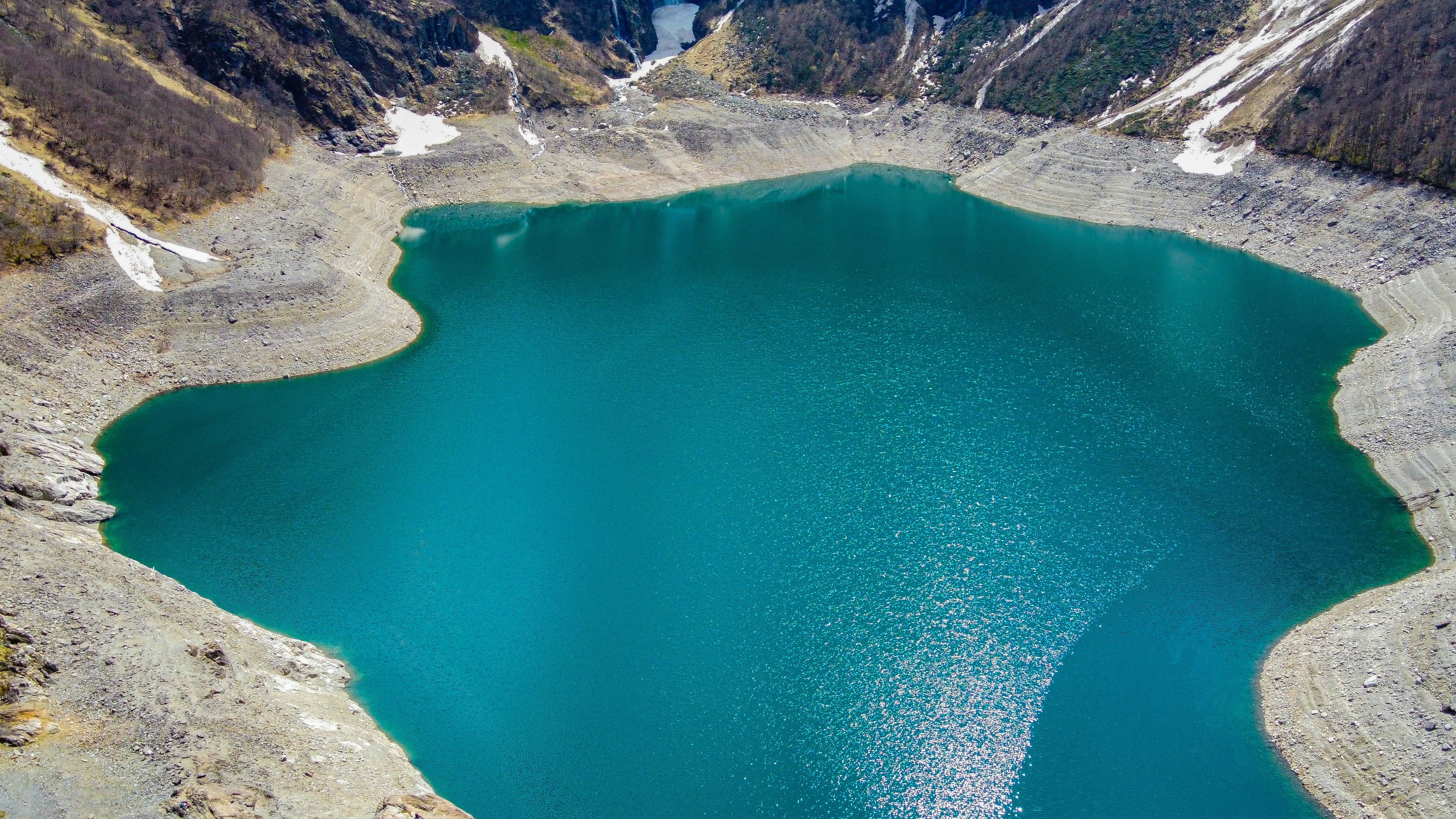 Azure Mirror of the Pyrenean Peaks
