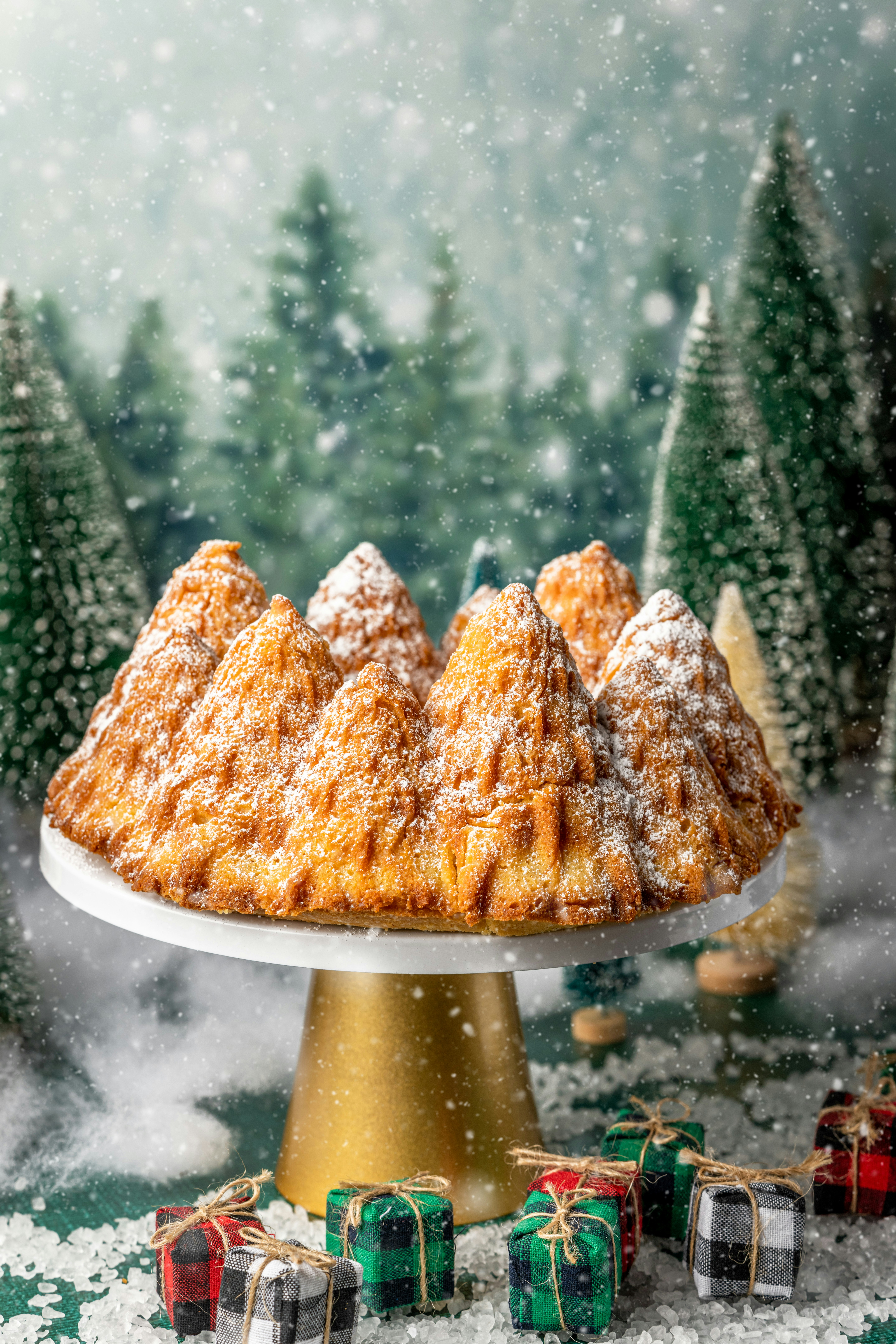 A fire pit with pine cones and snow photo – Free Brown Image on Unsplash