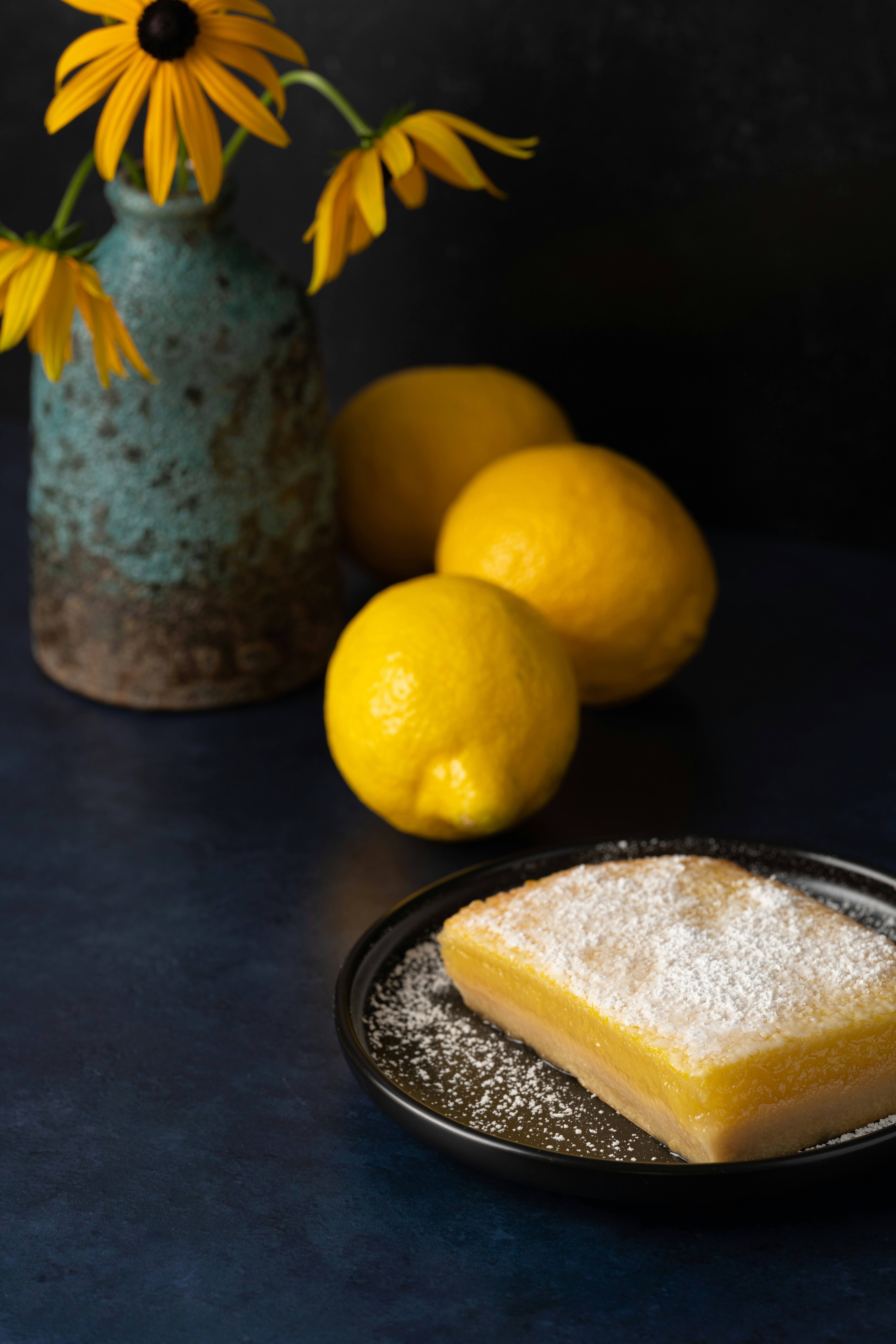 Citrus Still Life with Powdered Slice