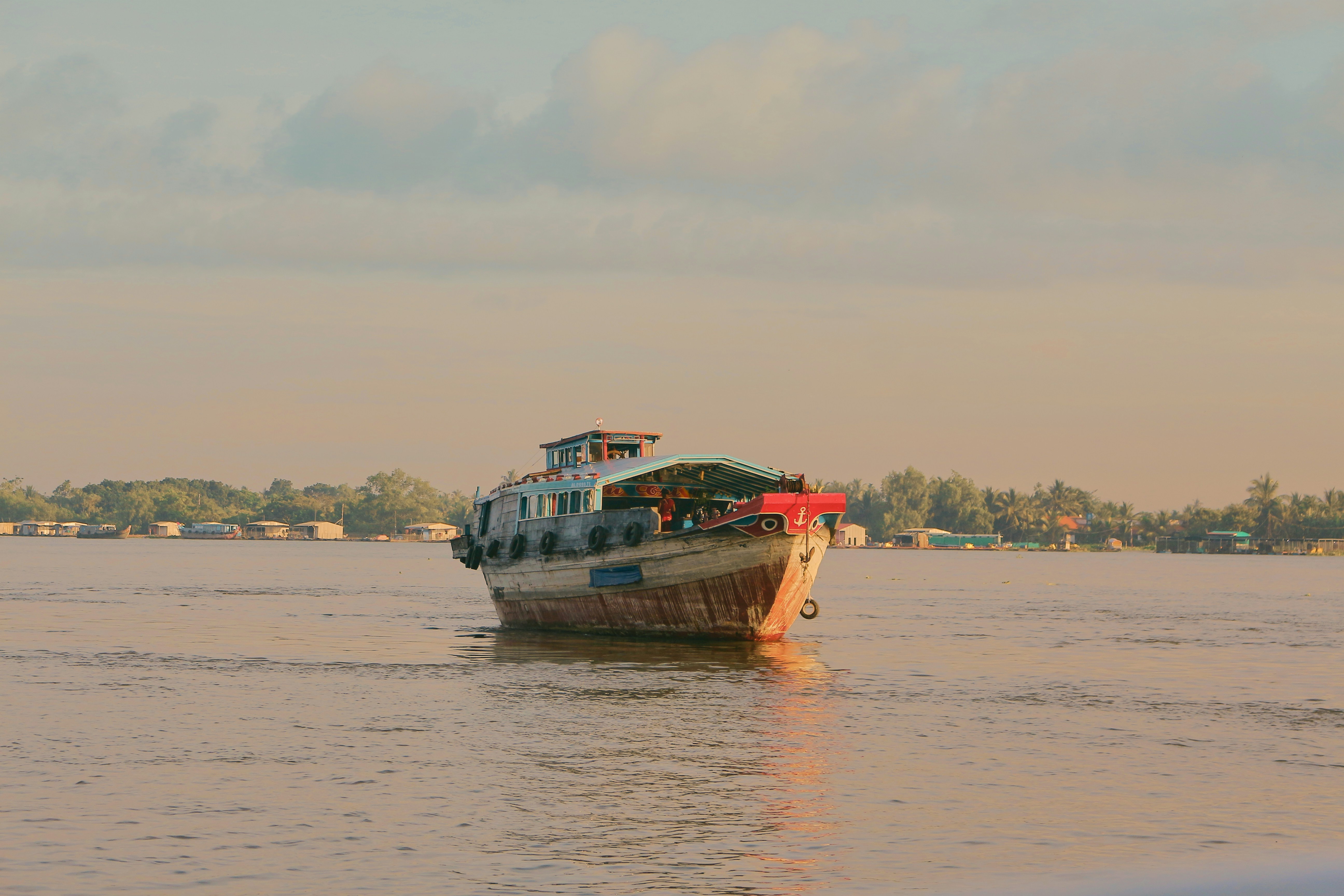 Serene Voyage: A Tranquil Journey Across the Water