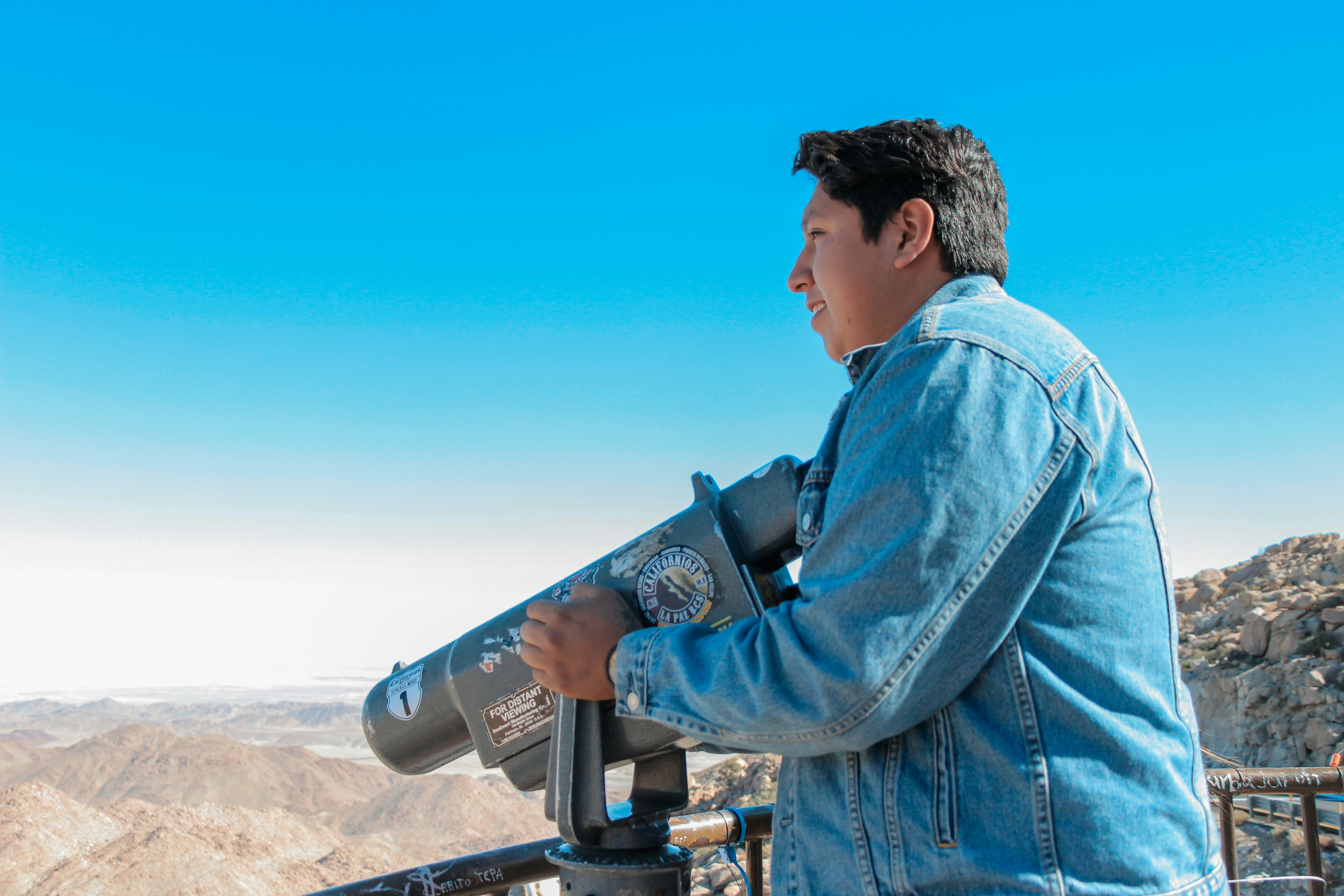 Distant Looking At Camera