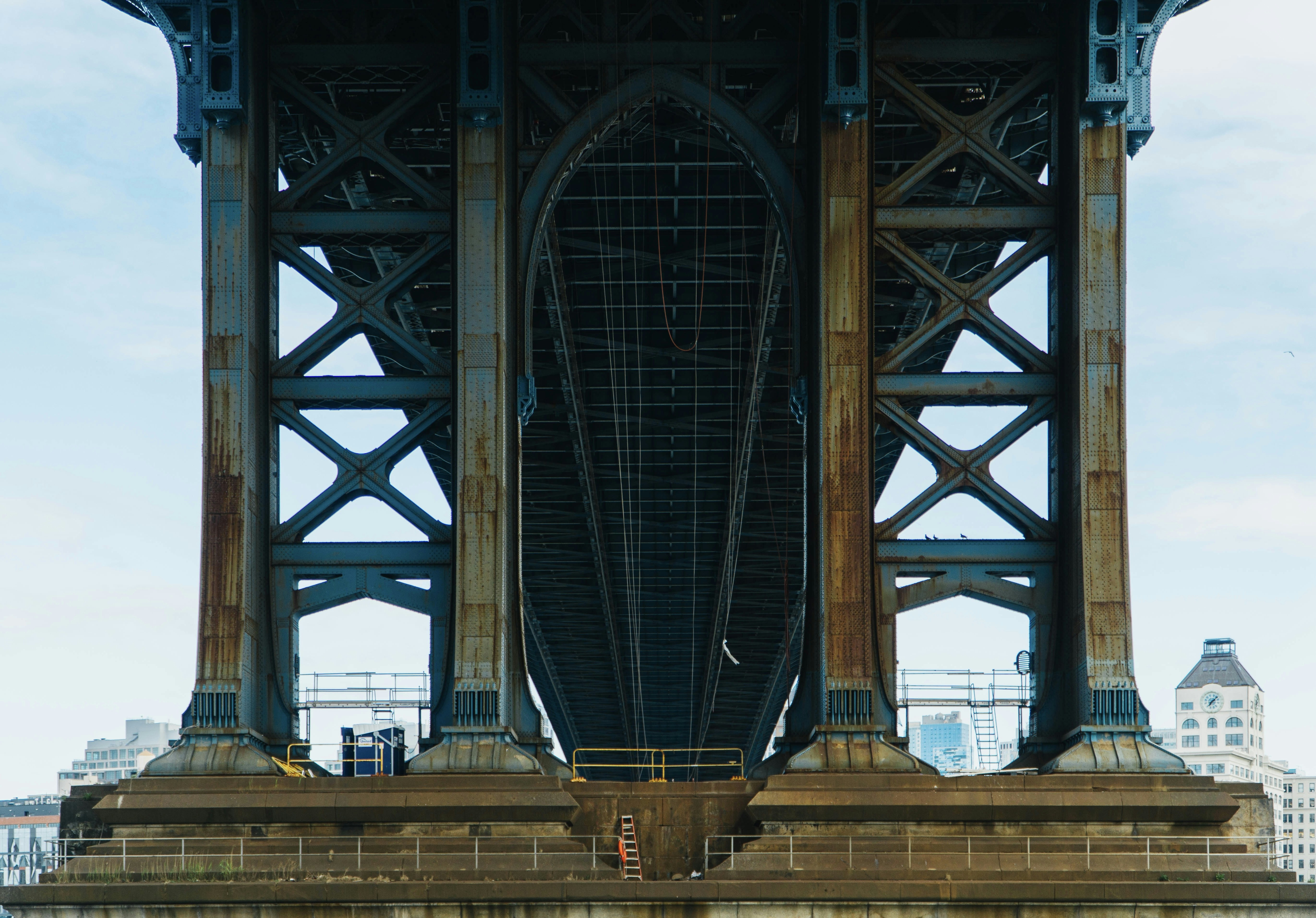 Converging Rails: The Steel Cathedral Beneath the Bridge