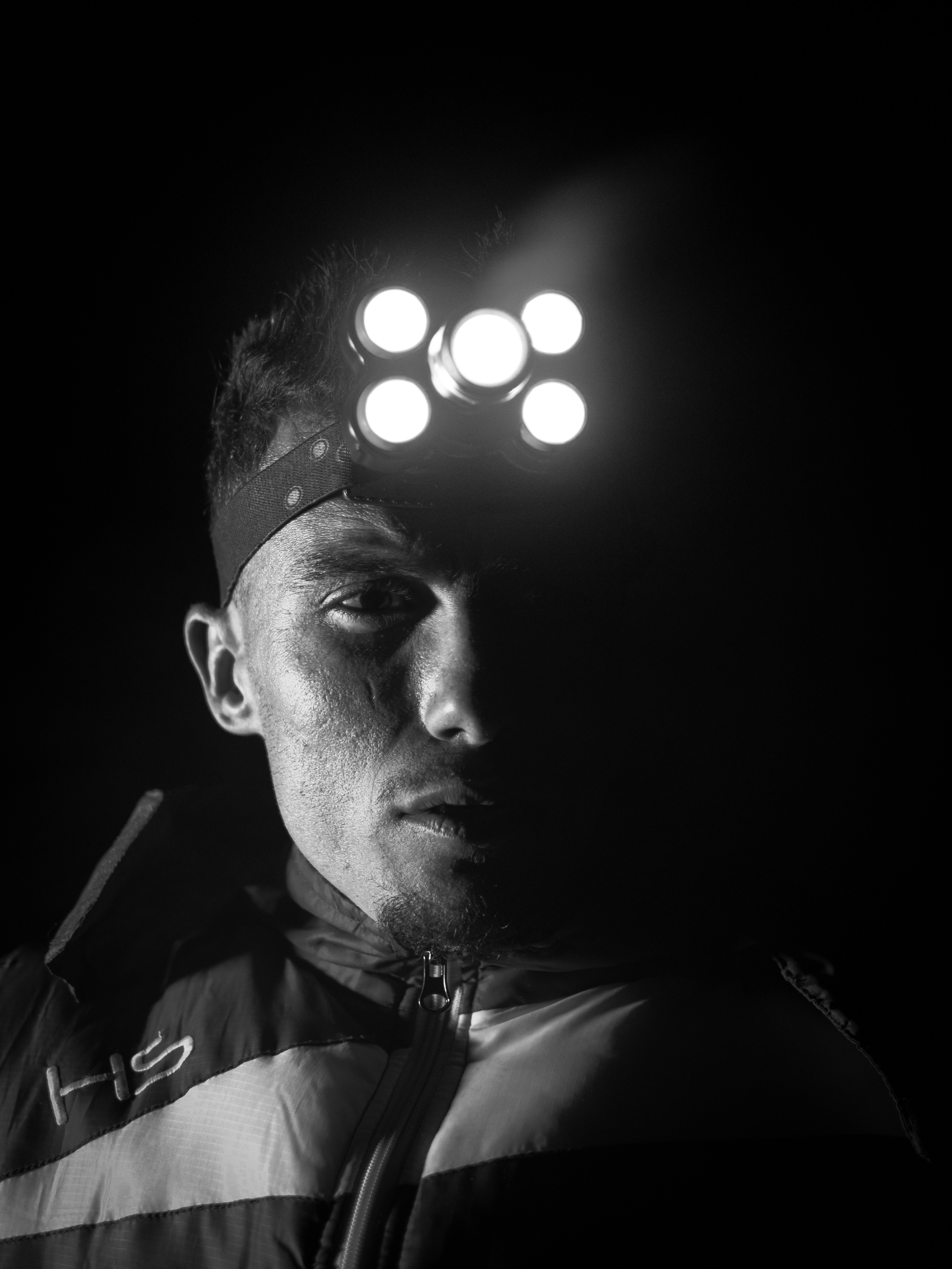 a hiker face 