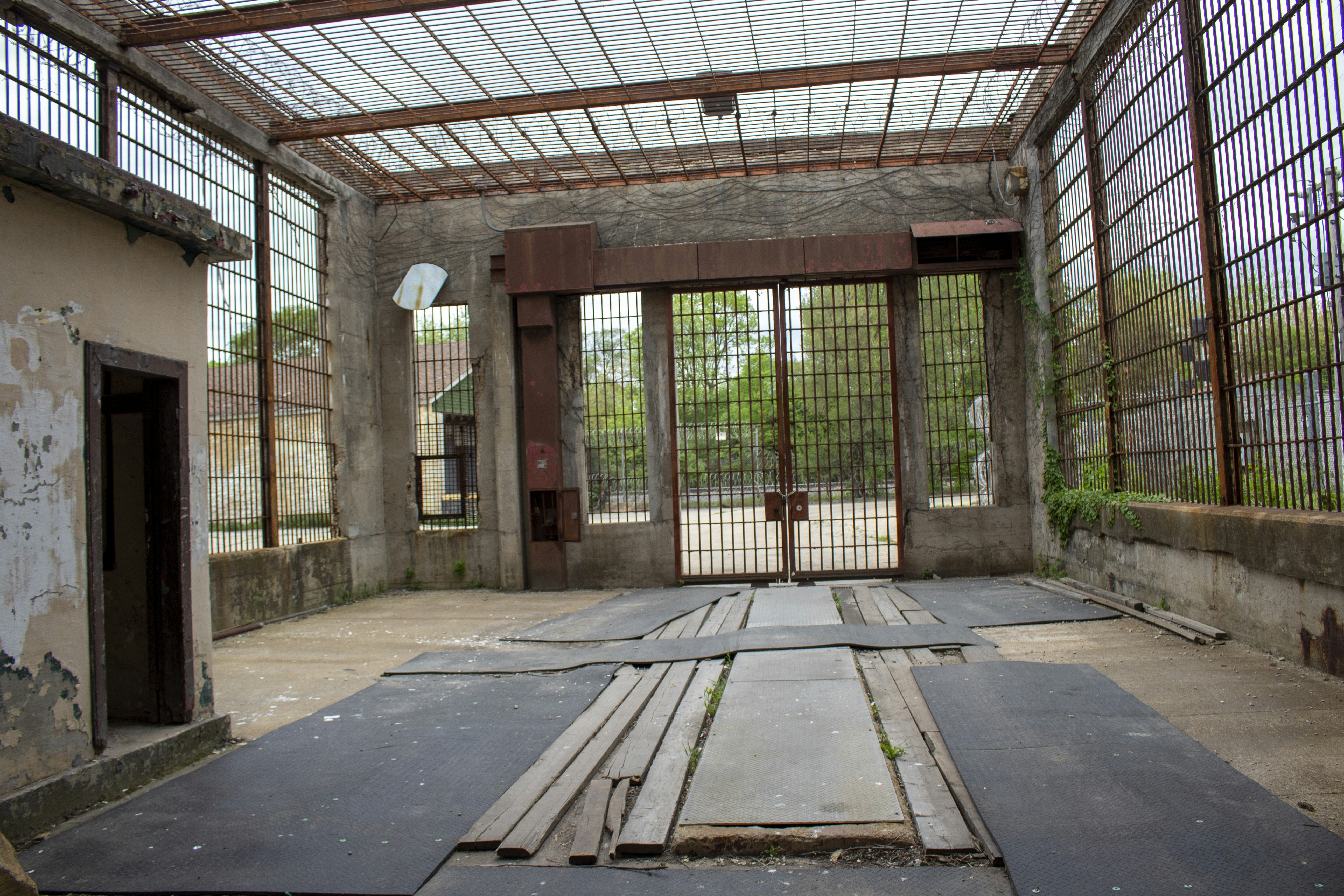 Door to the Quiet Yard: Symmetry in an Abandoned Enclosure