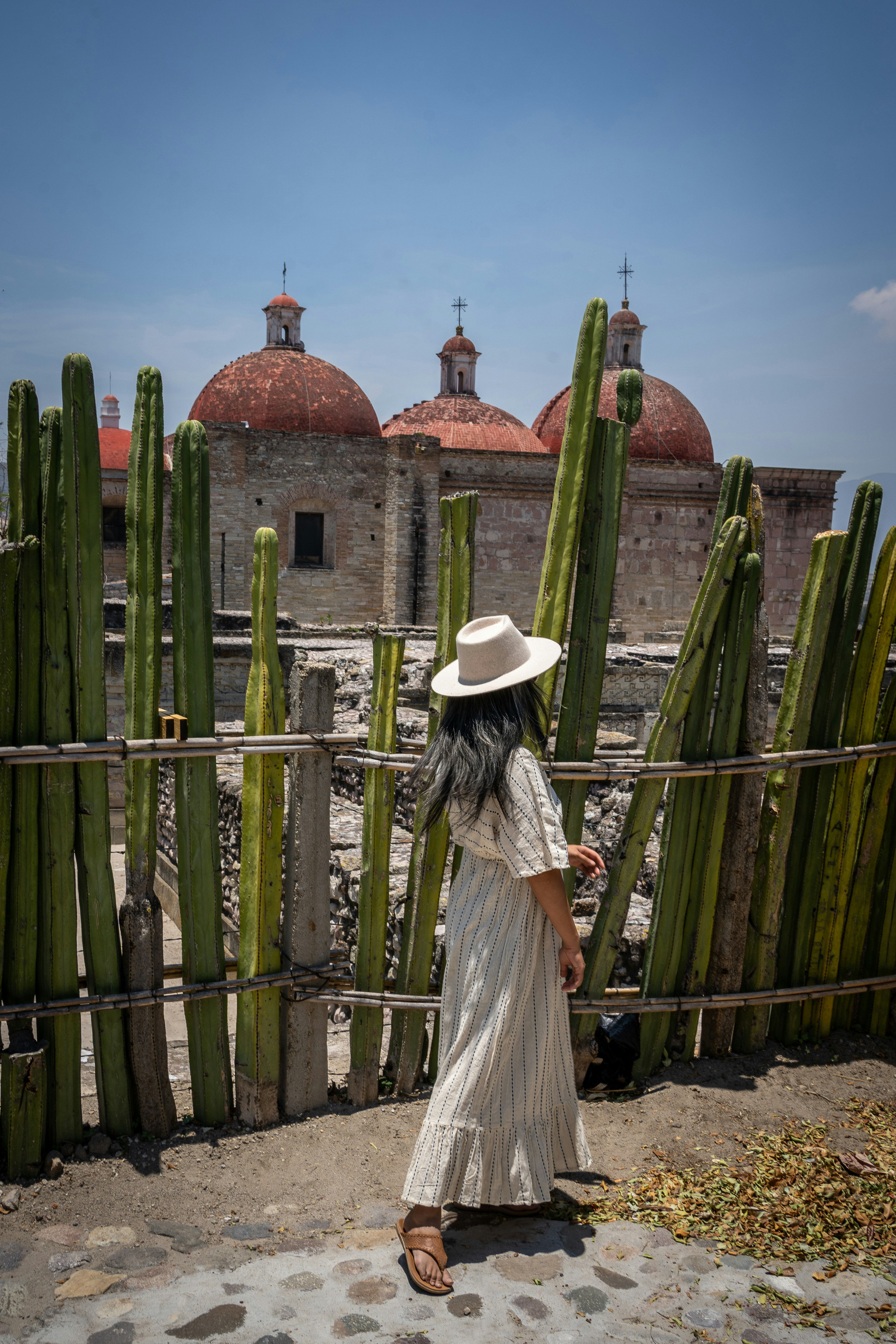 Templo Católico de San Pablo Villa de Mitla, a quick day trip from Oaxaca, Mexico