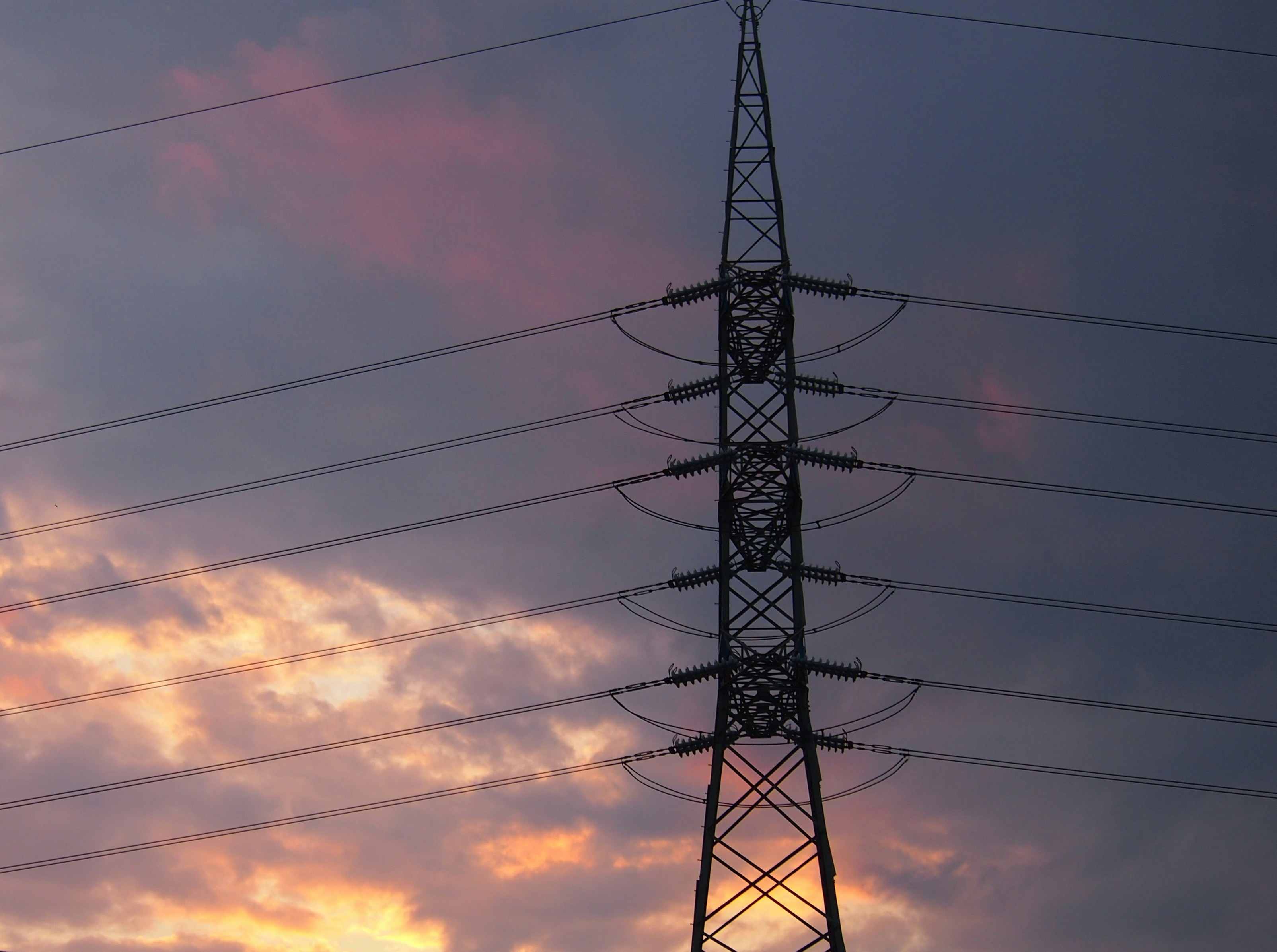 A tall tower with lots of power lines photo – Free Transformer Image on ...