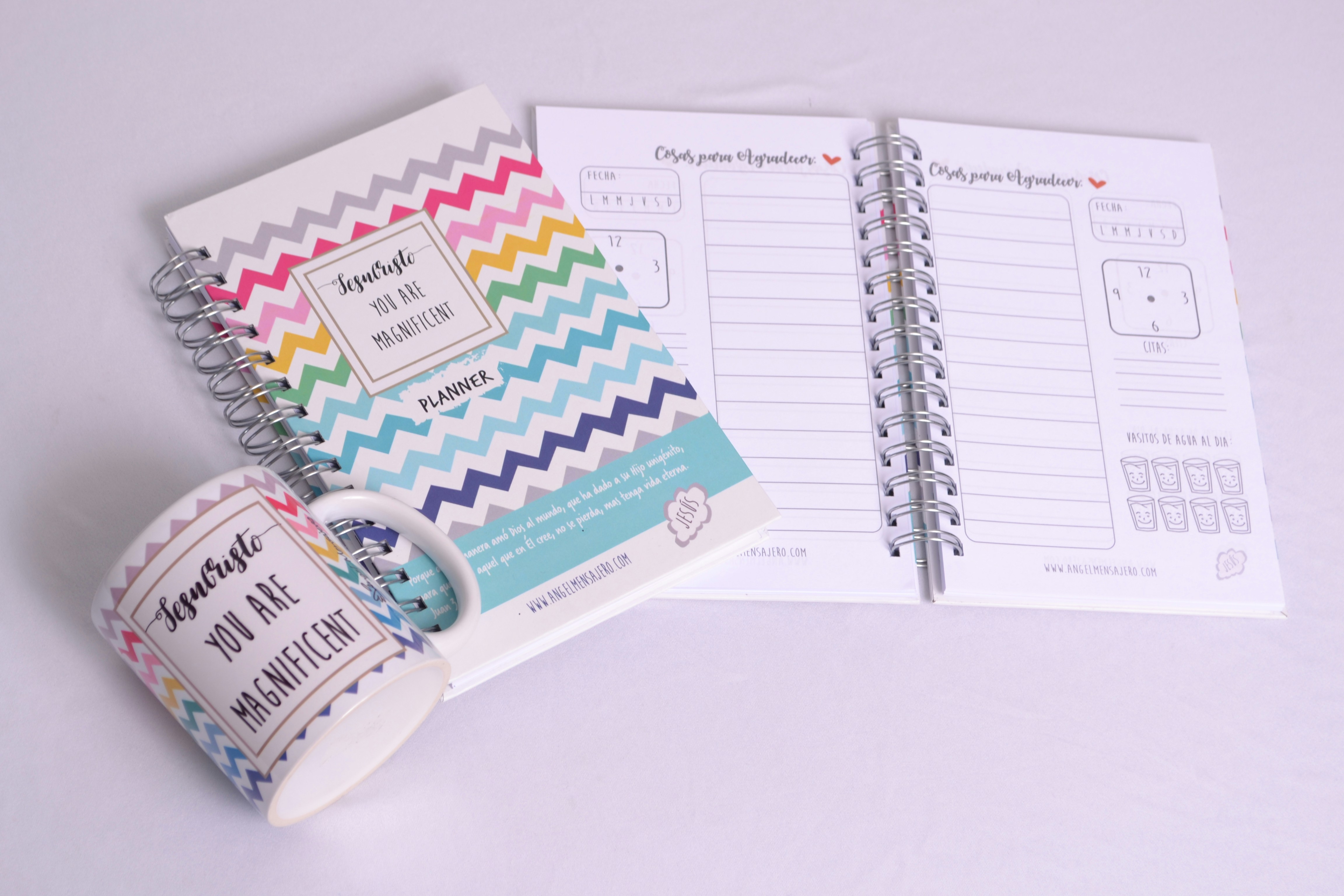 Chevroned Planning: A Colorful Desk Companion for Daily Tasks