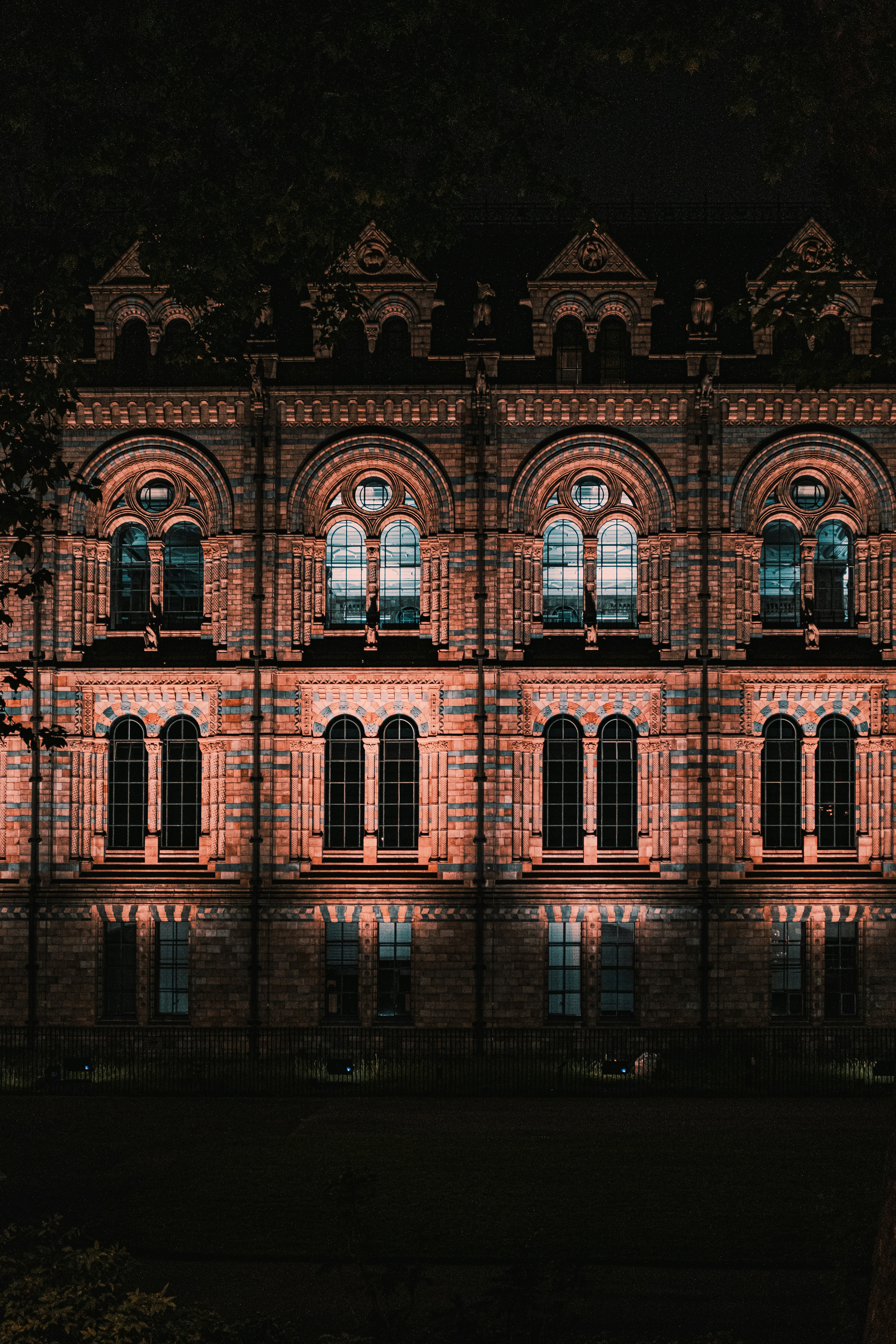 Old Brick Building At Night
