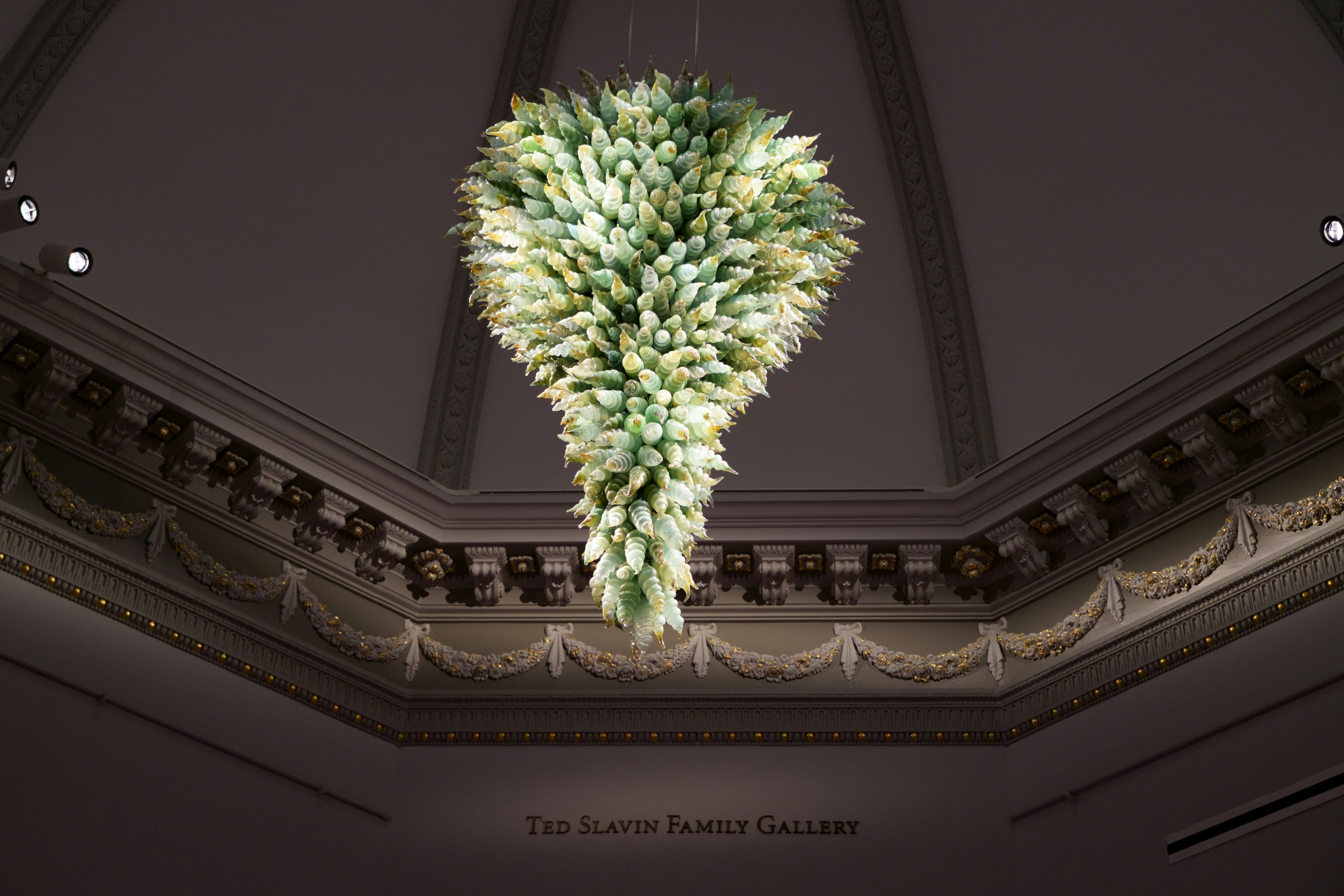Glacial Bloom Adrift in a Grand Gallery