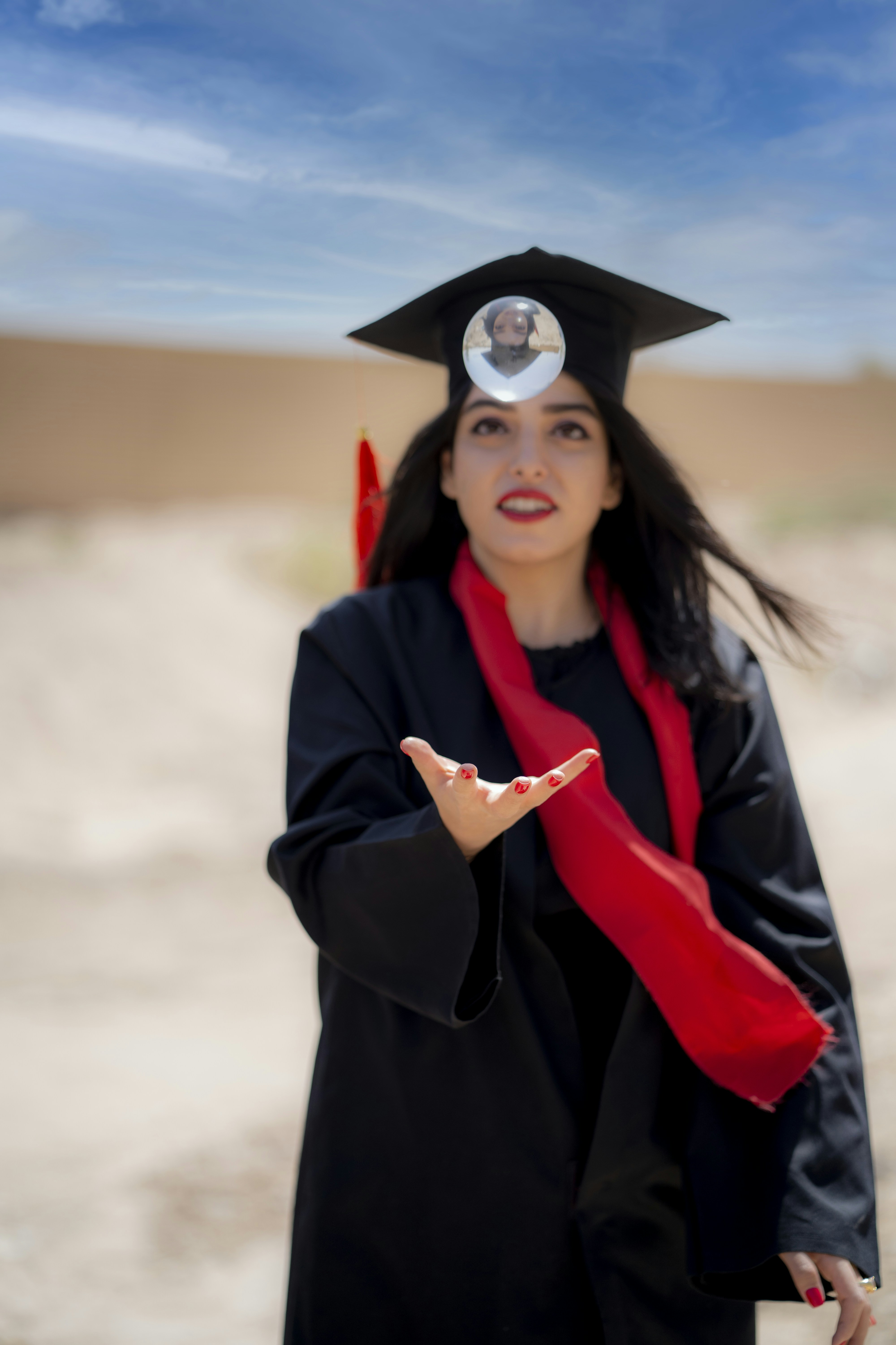 Graduation in the Desert: A Bold Leap of Color