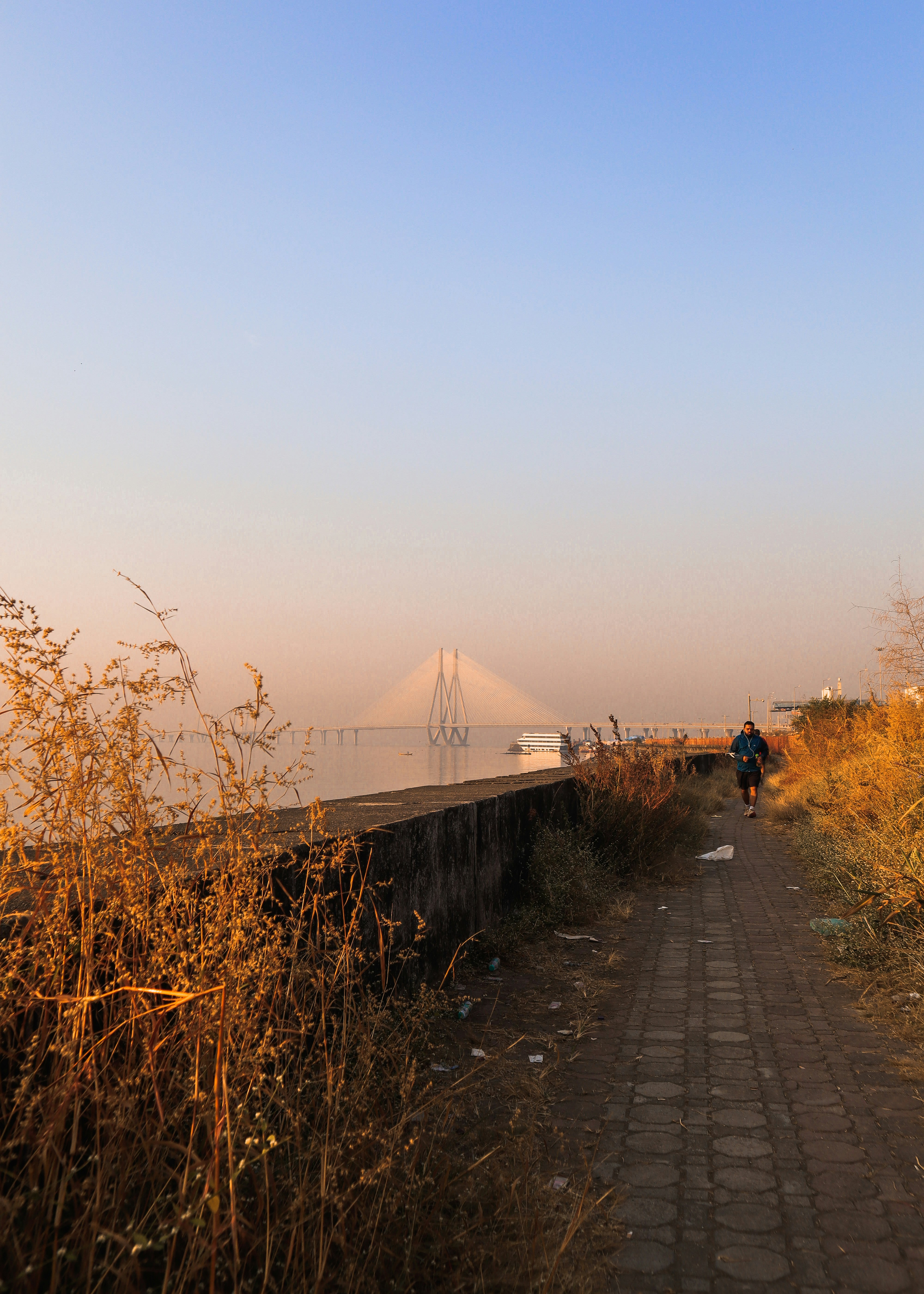 Golden Pathway to the Horizon