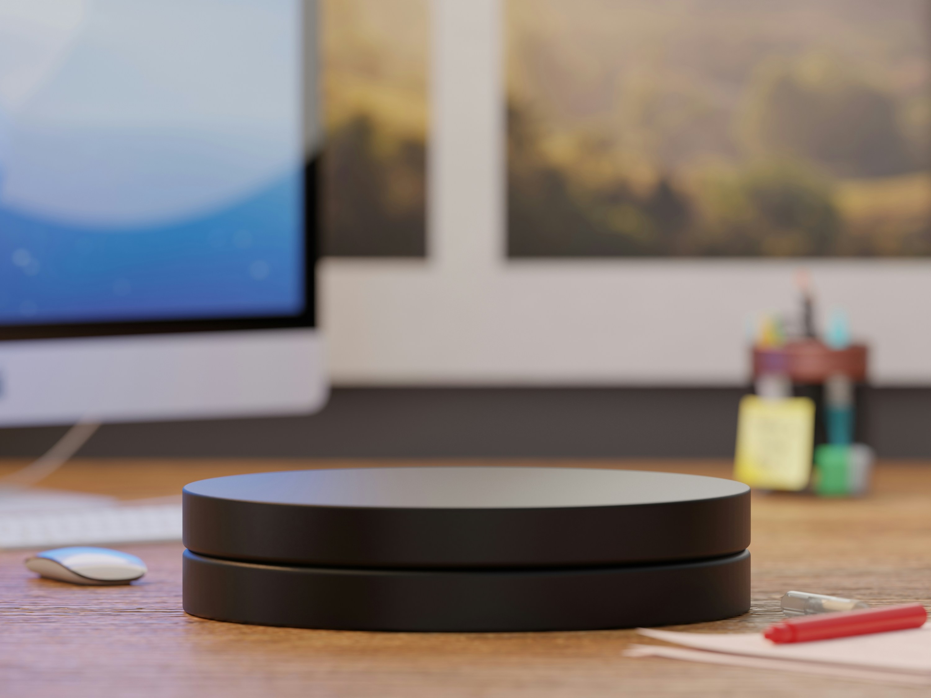 Foto Un escritorio con teclado, ratón y monitor – Imagen EE.UU gratis ...