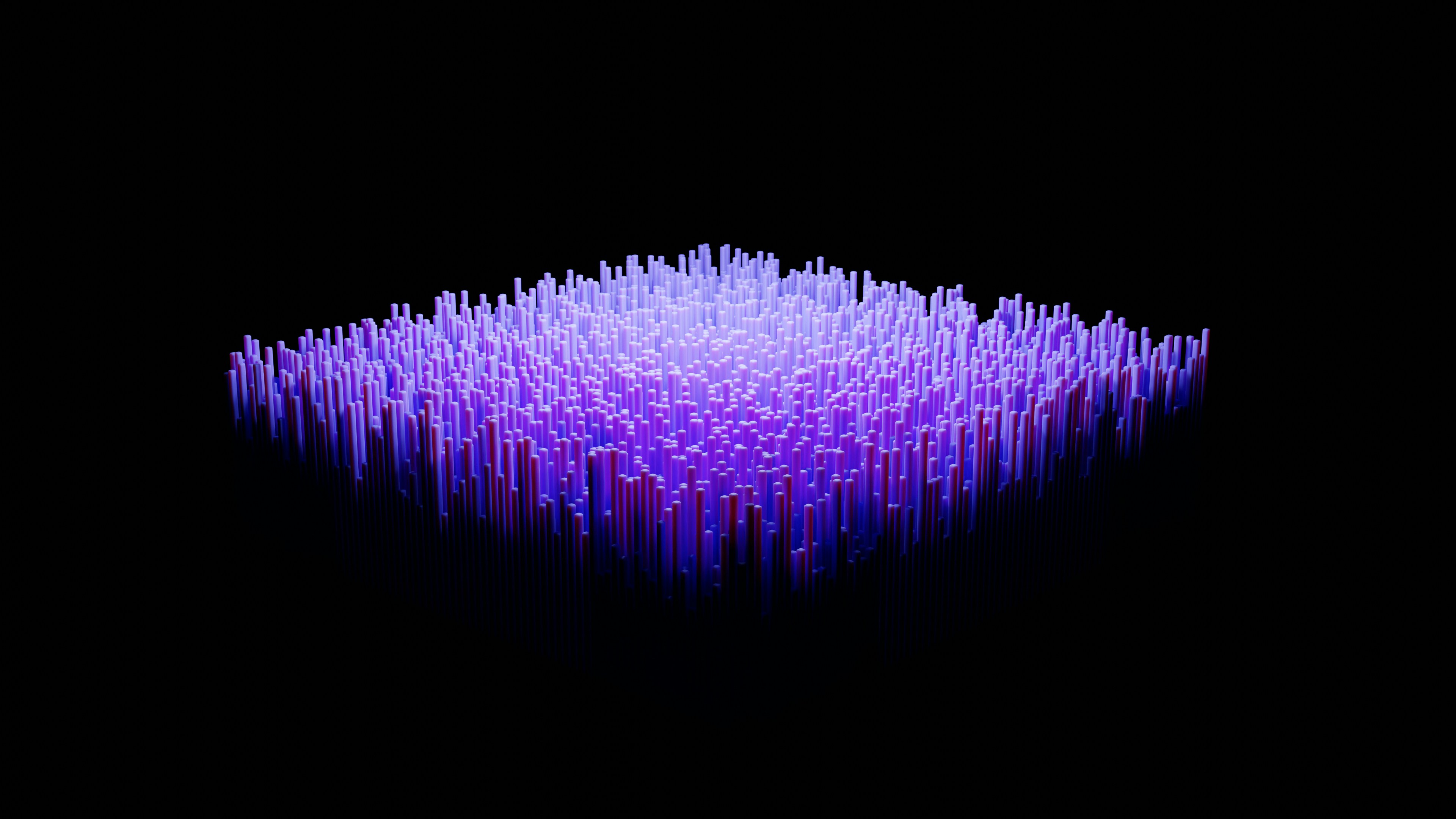 A large group of purple sticks in the dark photo – Free 3d Image on ...
