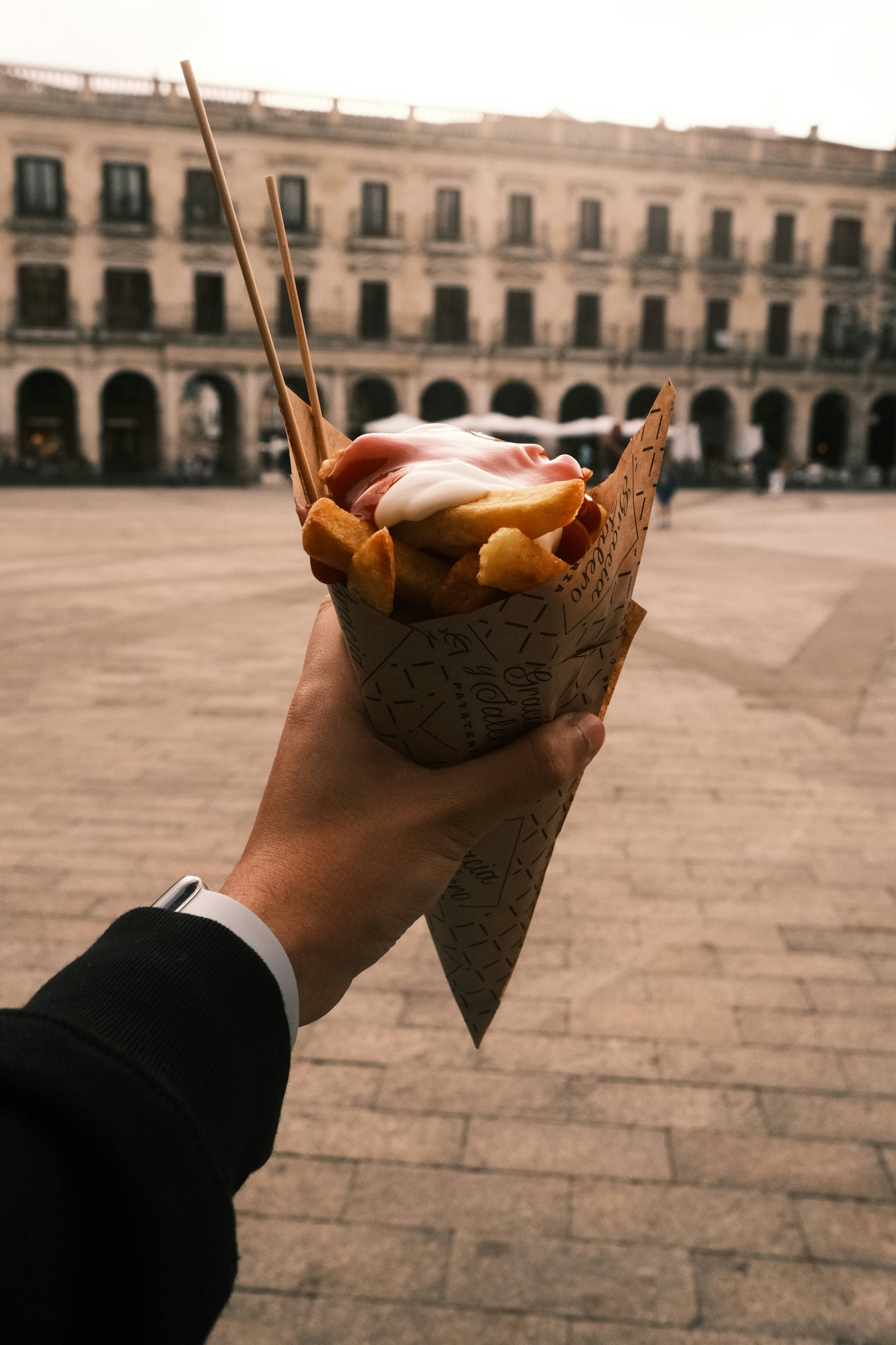 Potatoes fries patatas