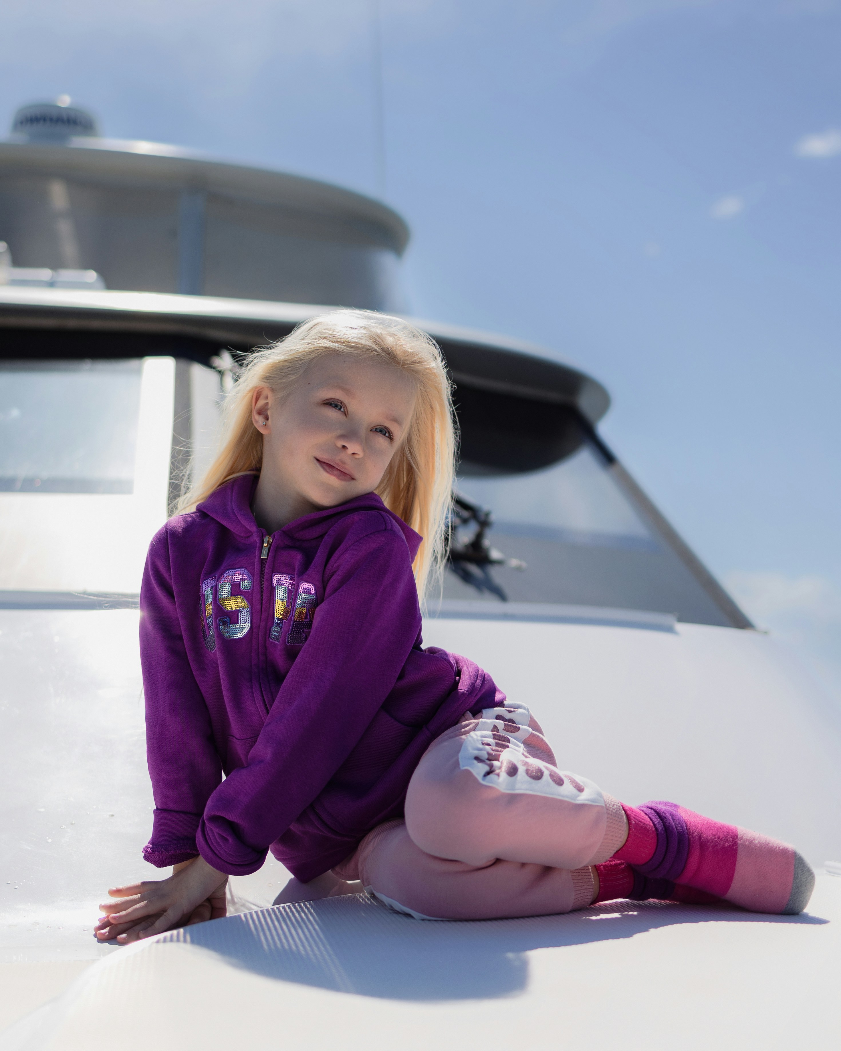 Serenity on Deck: A Young Dreamer