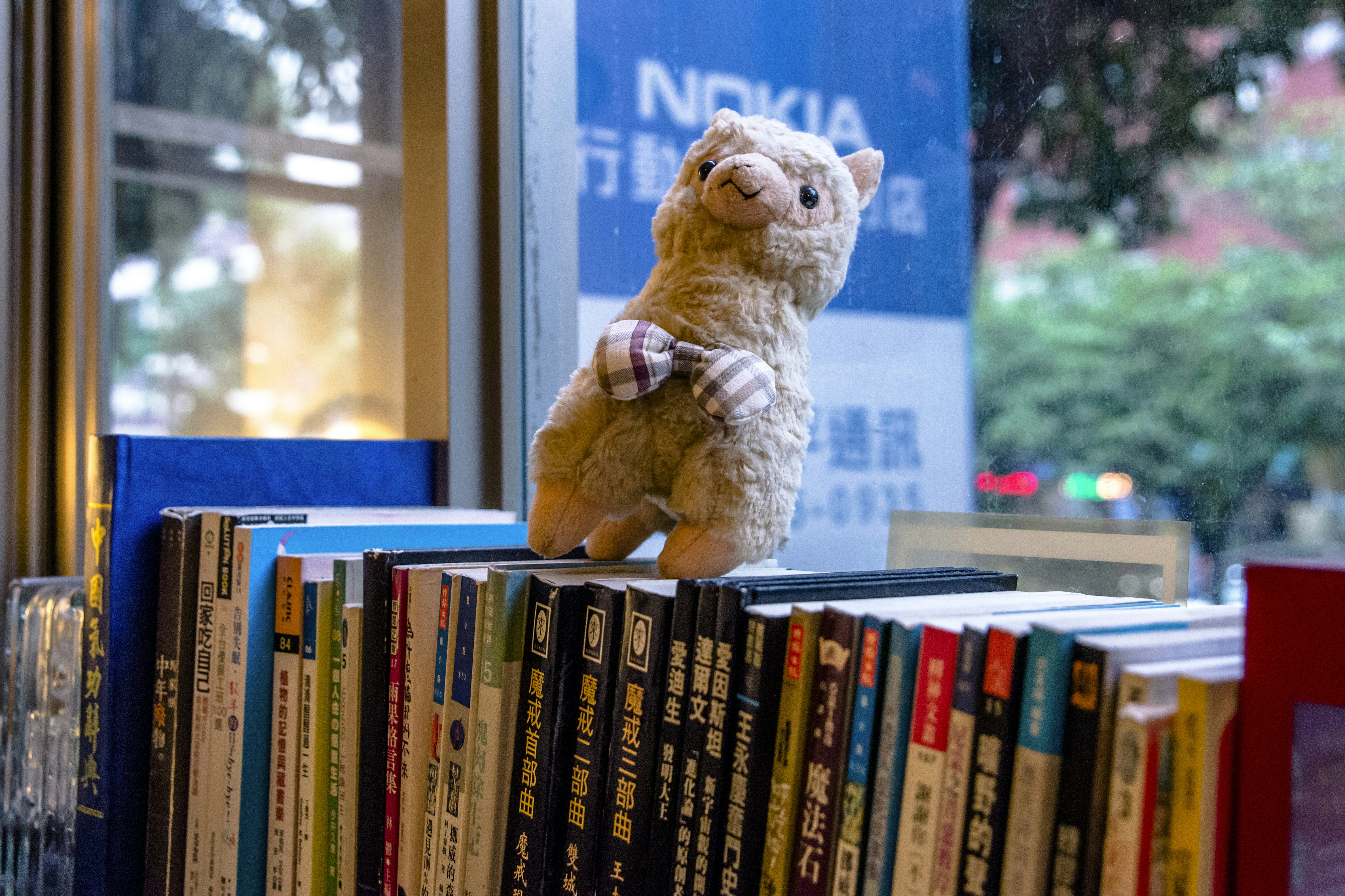 Books at Wakein Up Cafe Apartment 自然醒咖啡公寓 | Visual Merchandising | Da'an |Taipei | Taiwan | 2017