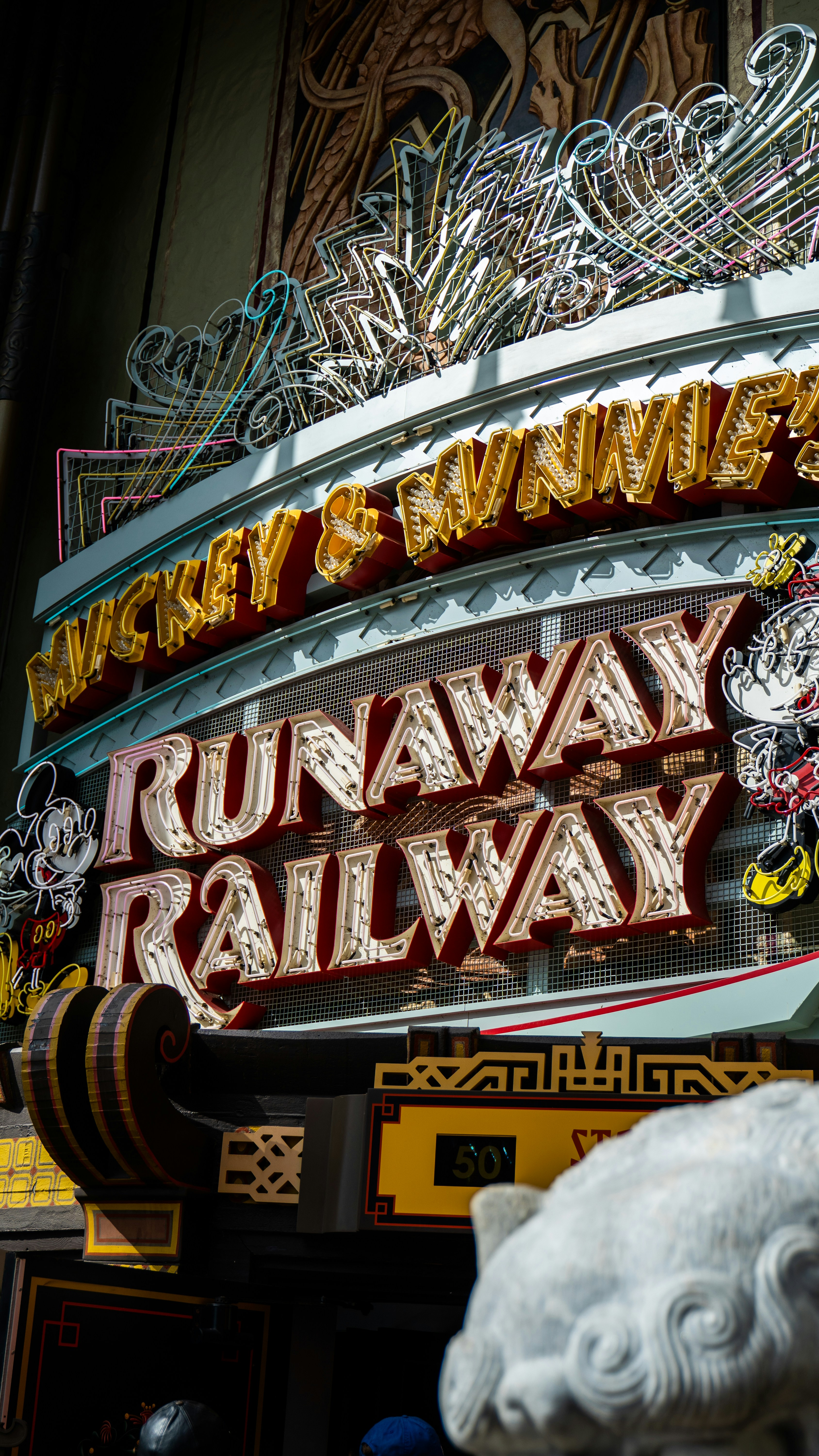 Runaway Railway Neon: Disney's Electric Marquee