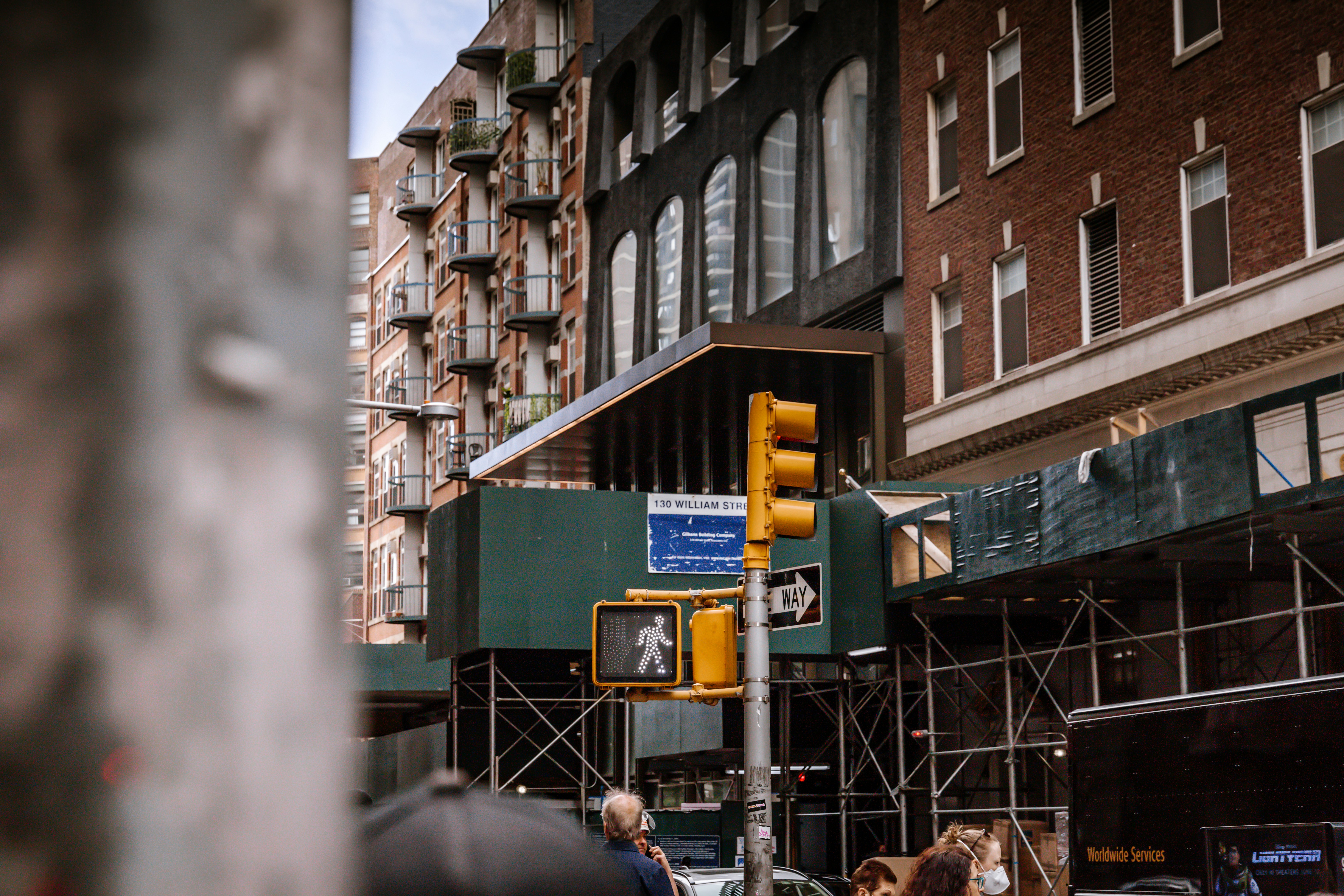 A street corner with a traffic light and buildings photo – Free Urban ...