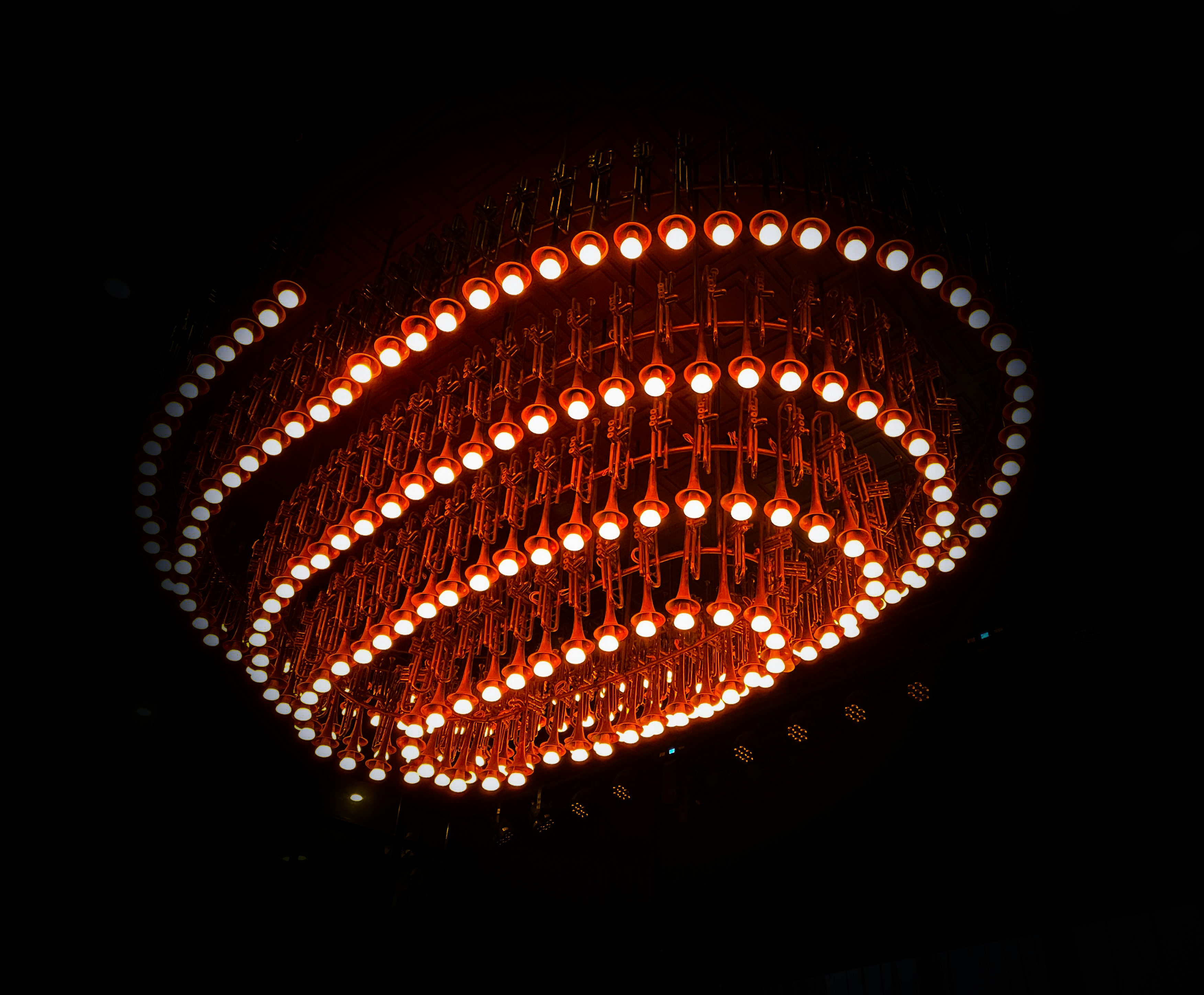 Trumpet Chandelier 
