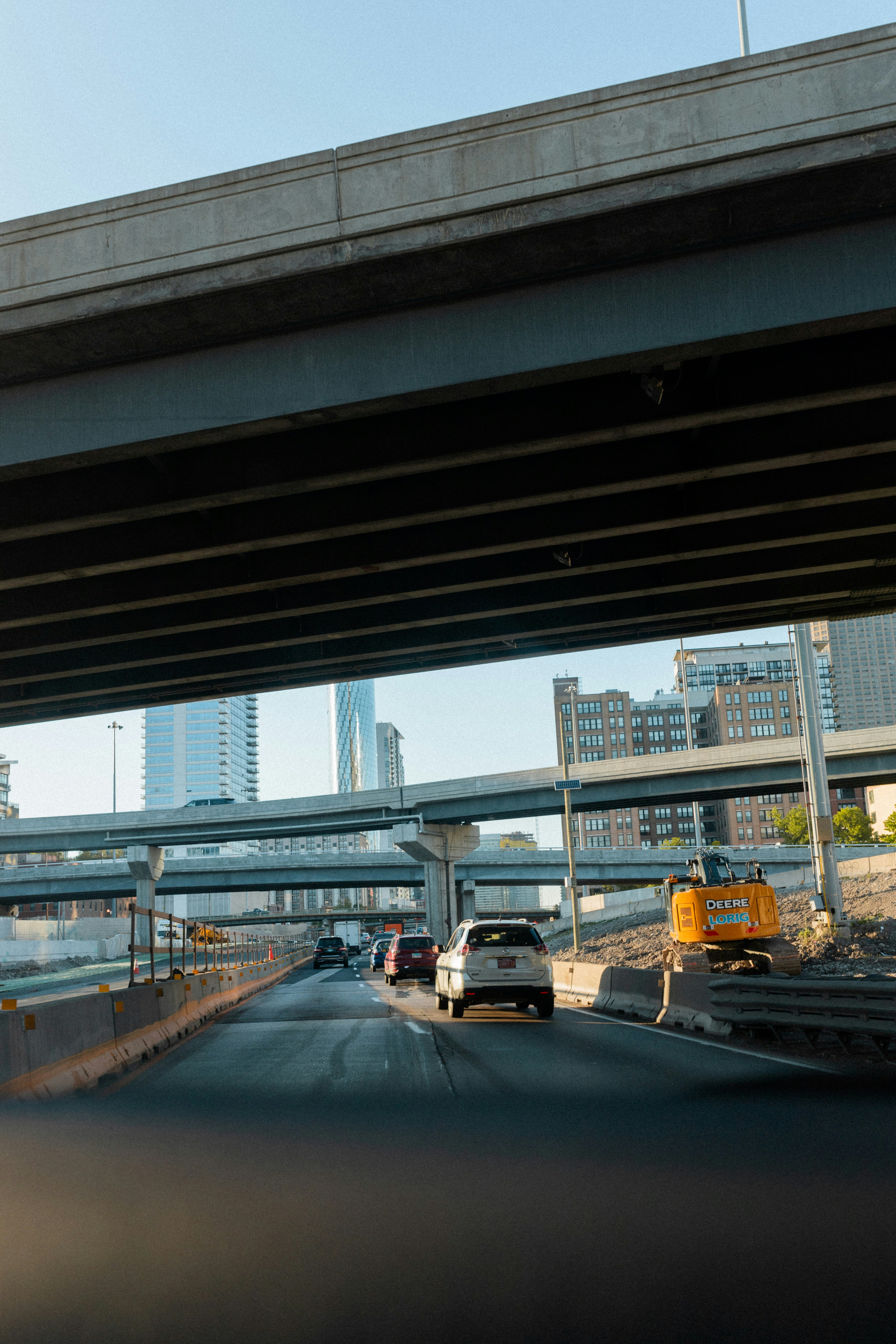 A view of a city from a moving vehicle photo – Free Chicago Image on ...